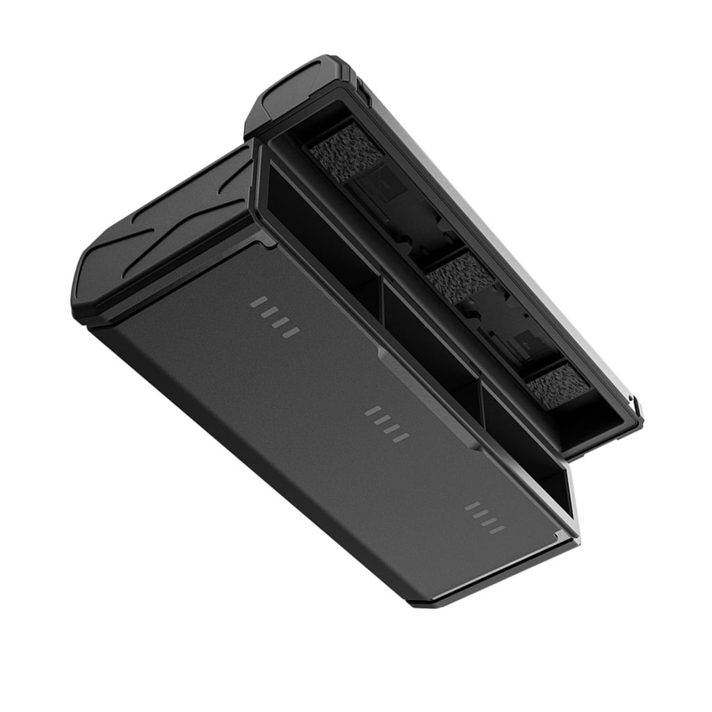 Efficient 3 Slot Camera Battery Charging Box Easy Carry with Led Charge ...