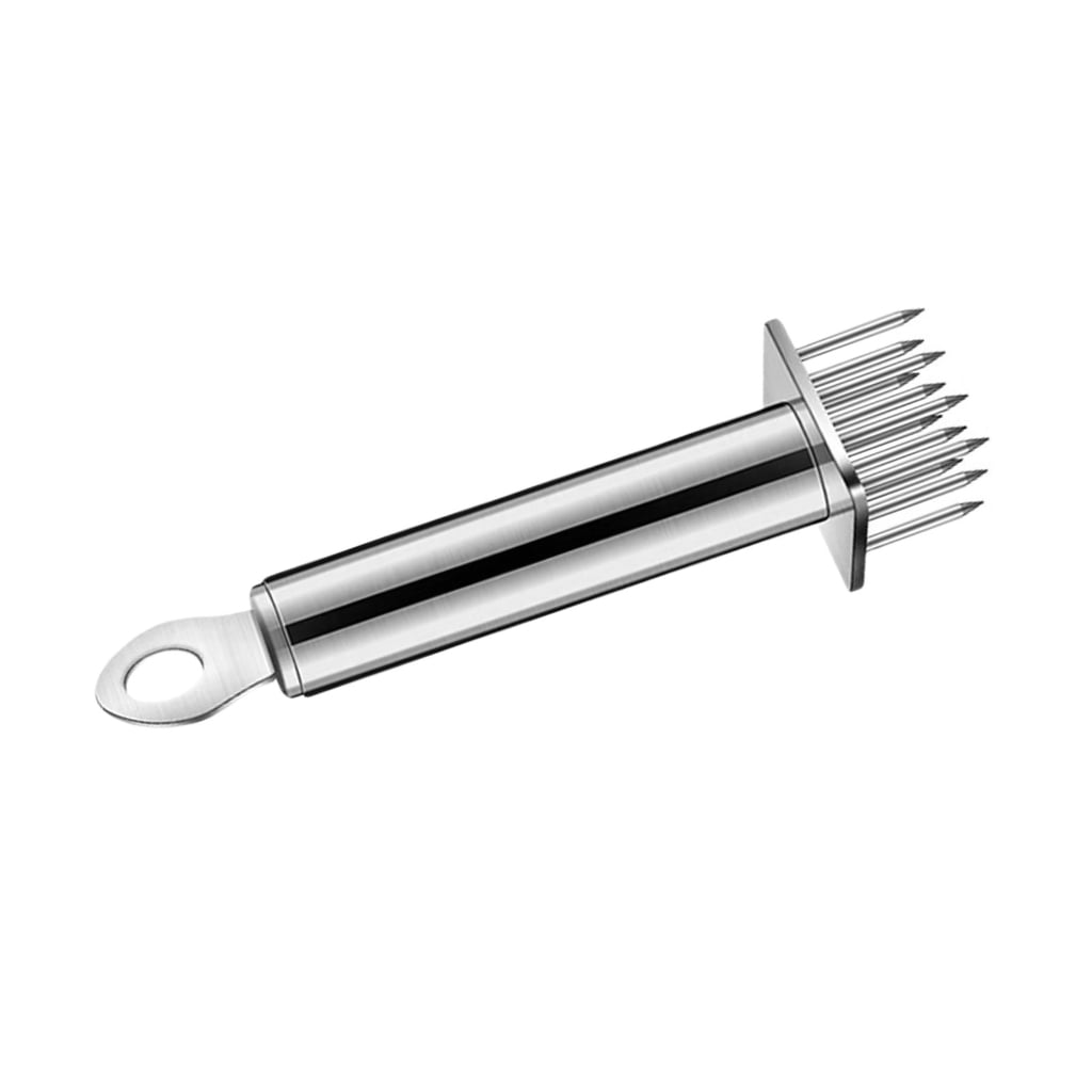 Efficient 304Stainless Steel Meat Needle Steak Hammer Metal Texture ...