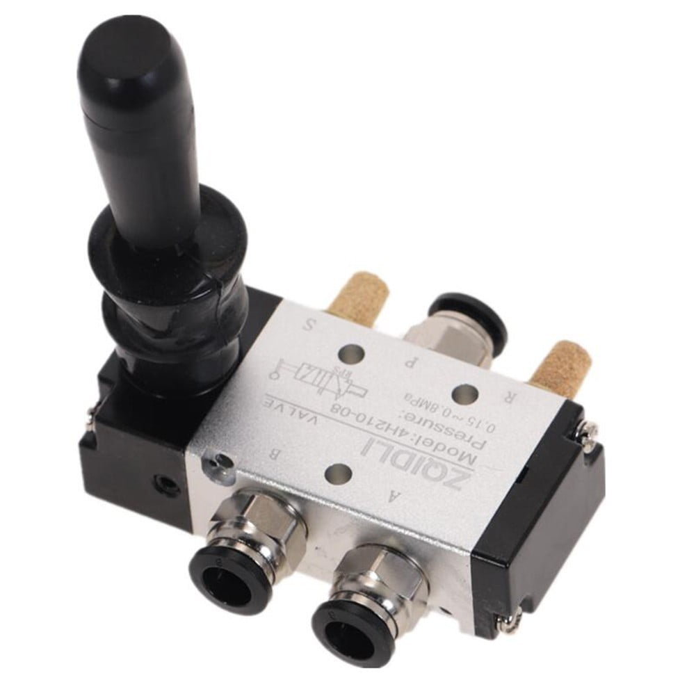 Efficient 5/2 Way Manual Lever Actuator Pneumatic Control Valve (4H210 ...