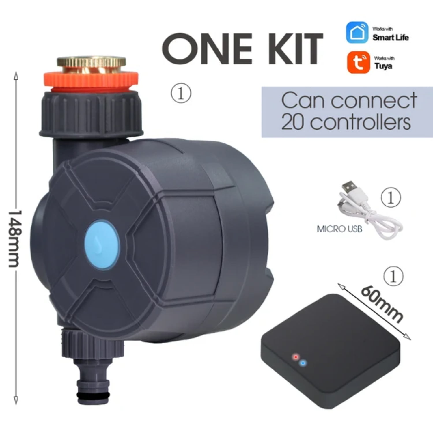 Efficient Advanced Smart Garden Sprinkler Timer Controller with WiFi ...