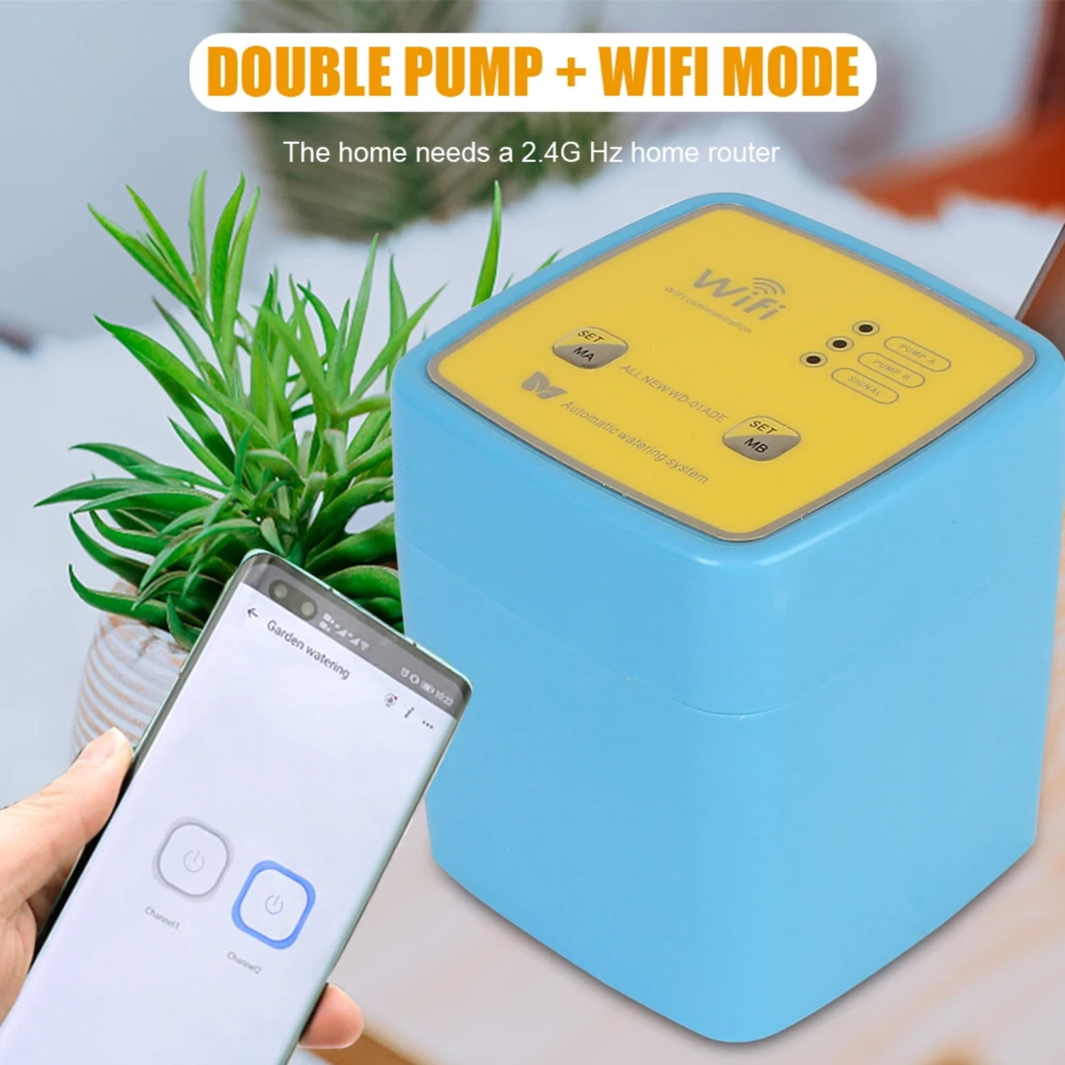 Efficient and Advanced Smart WiFi Dual Pump Drip Timer Irrigation ...