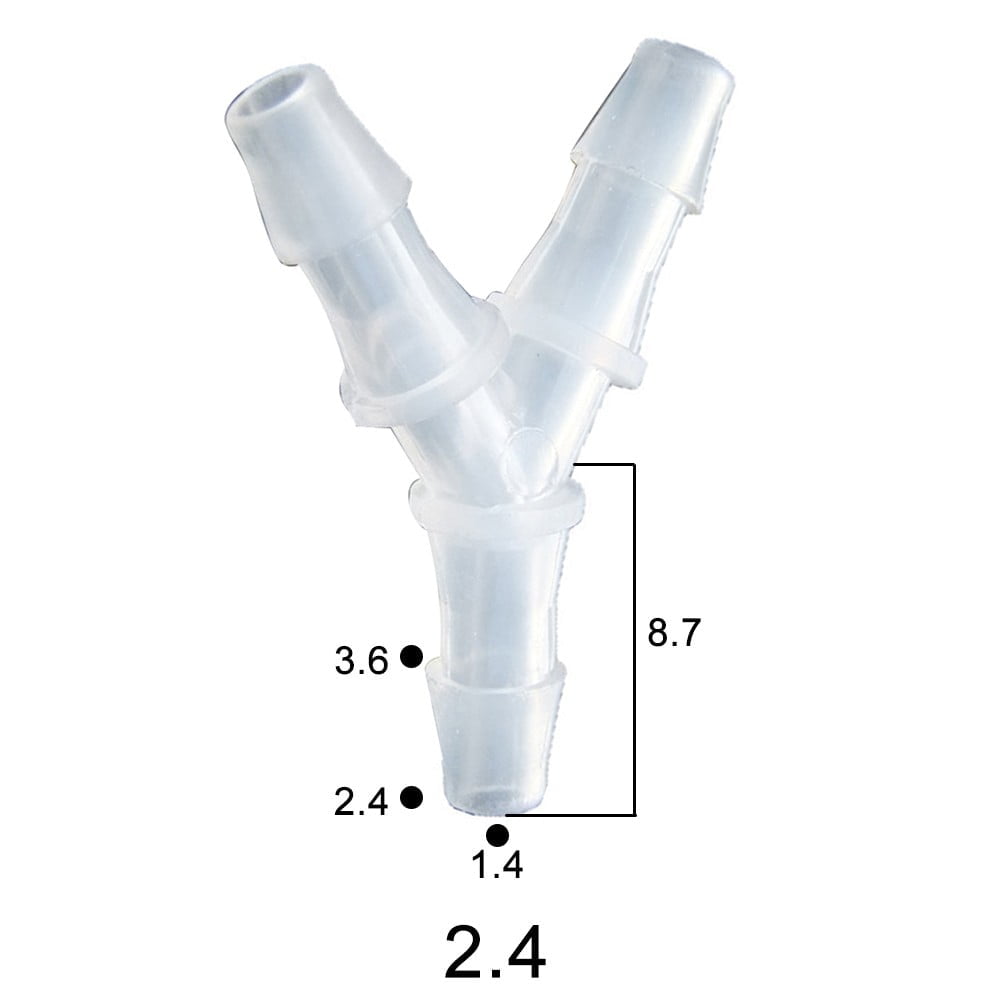 Efficient And Y-Shaped Tee Connector Hose Barb Fitting For Drip ...