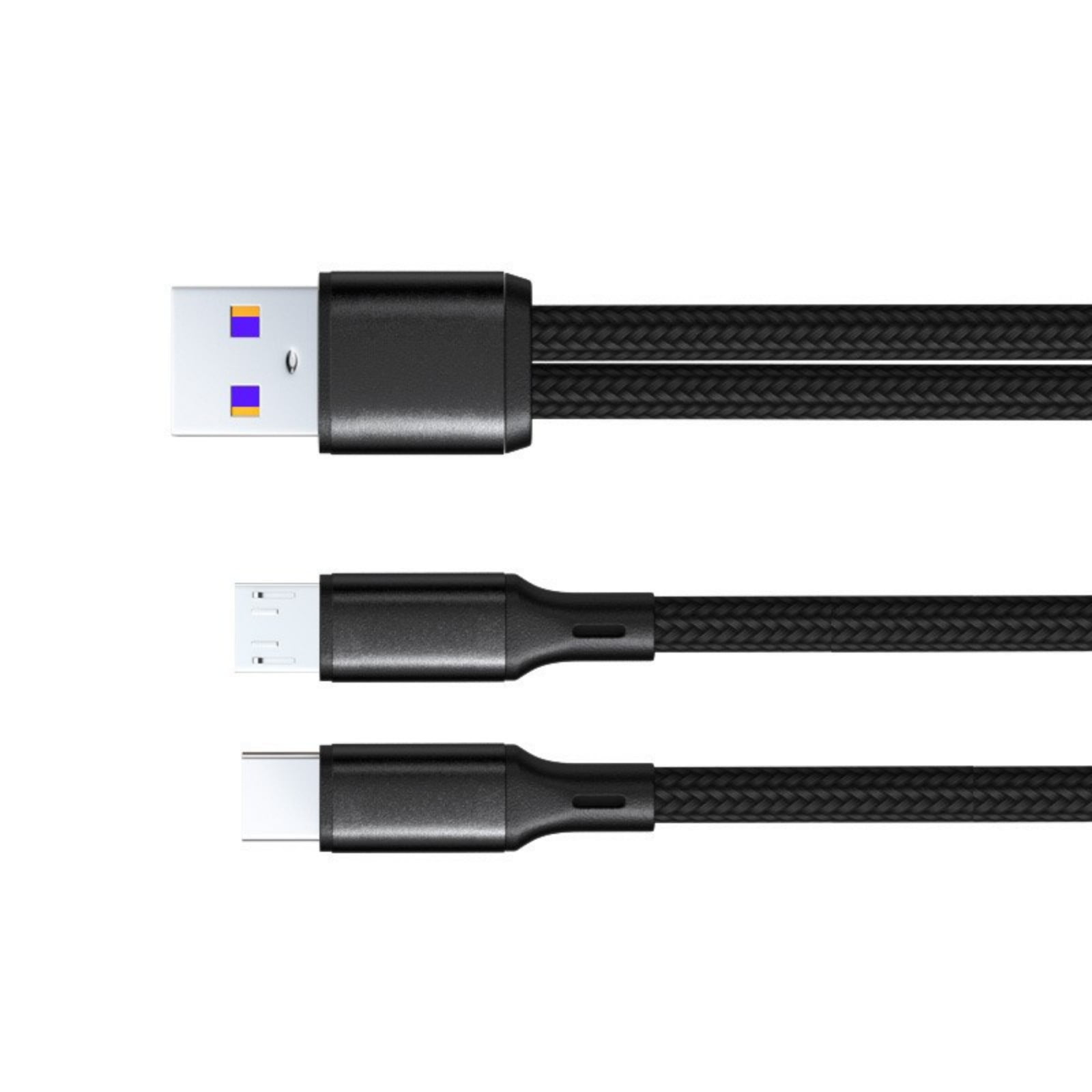 Efficient Auto USB C Cable With Double Port Ensures Quick Charging And ...