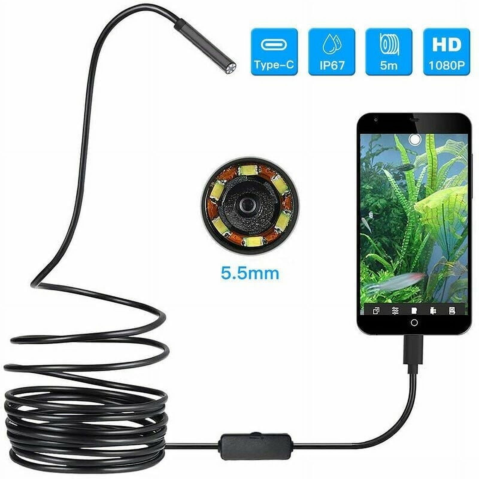 Efficient Borescope Inspection Camera, 5.5mm Waterproof Probe with ...