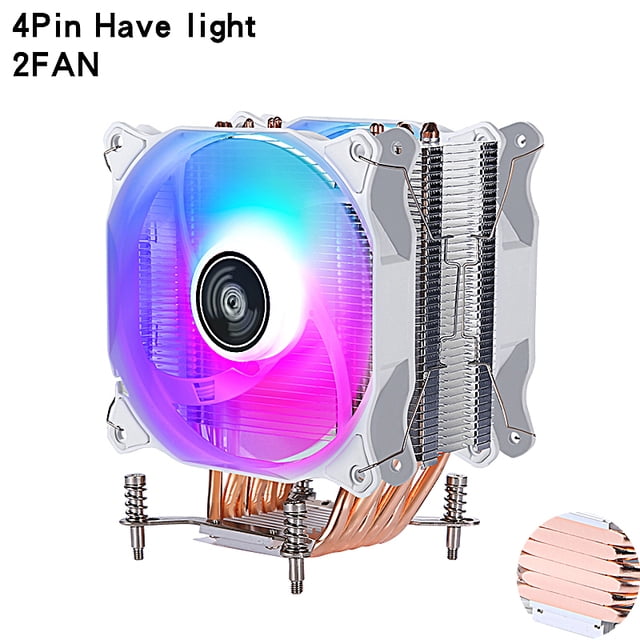 Efficient CPU Processor Cooler Fan PC Radiator Air-cooled 120mm 4/6 ...