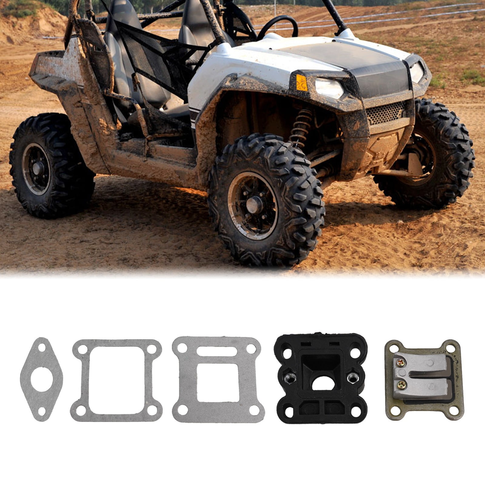 Efficient Carburetor Reed Valve Intake Pipe Kit for Mini Moto Quad ...