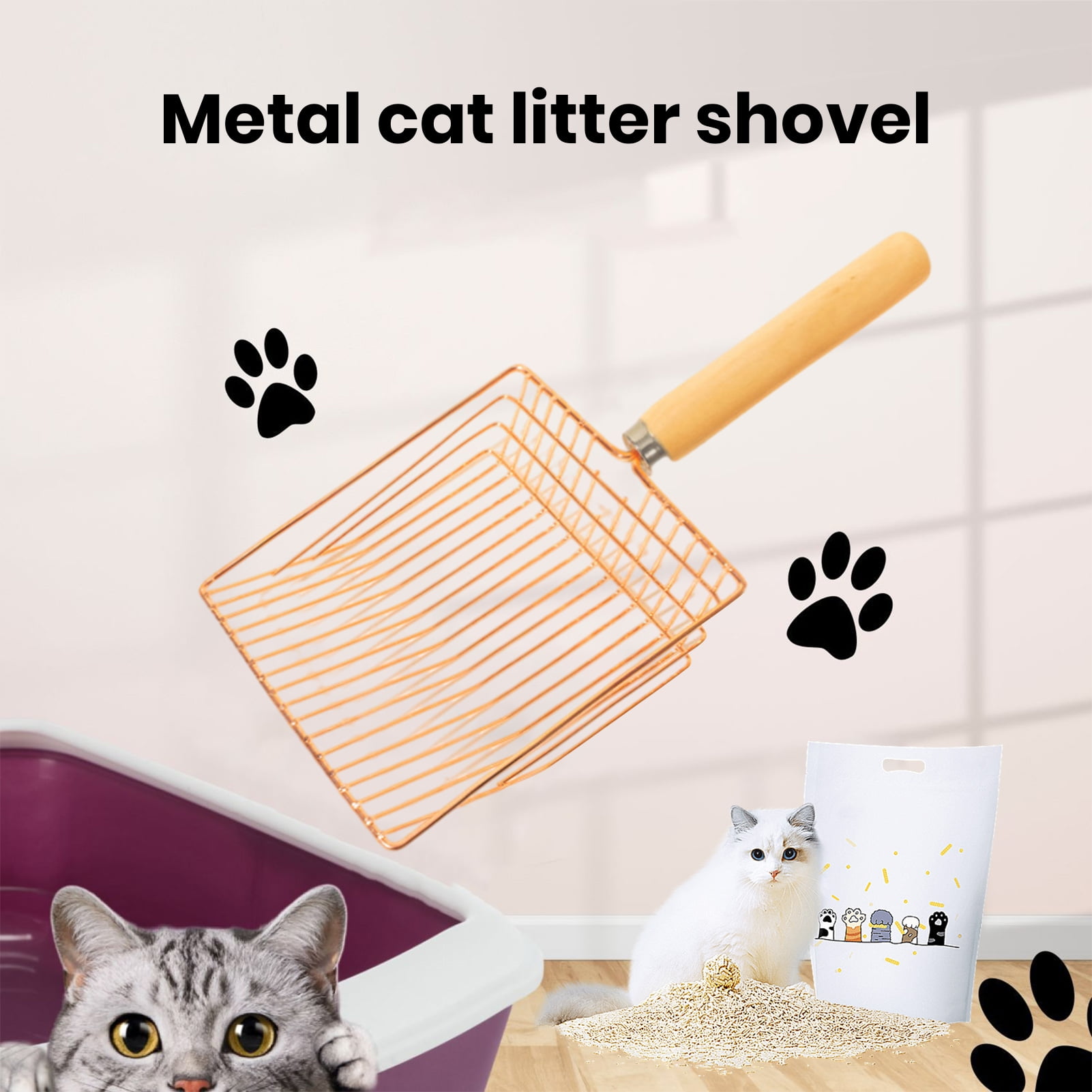 Efficient Cat Litter Scoop with Instant Filter Easy Cleaning ...