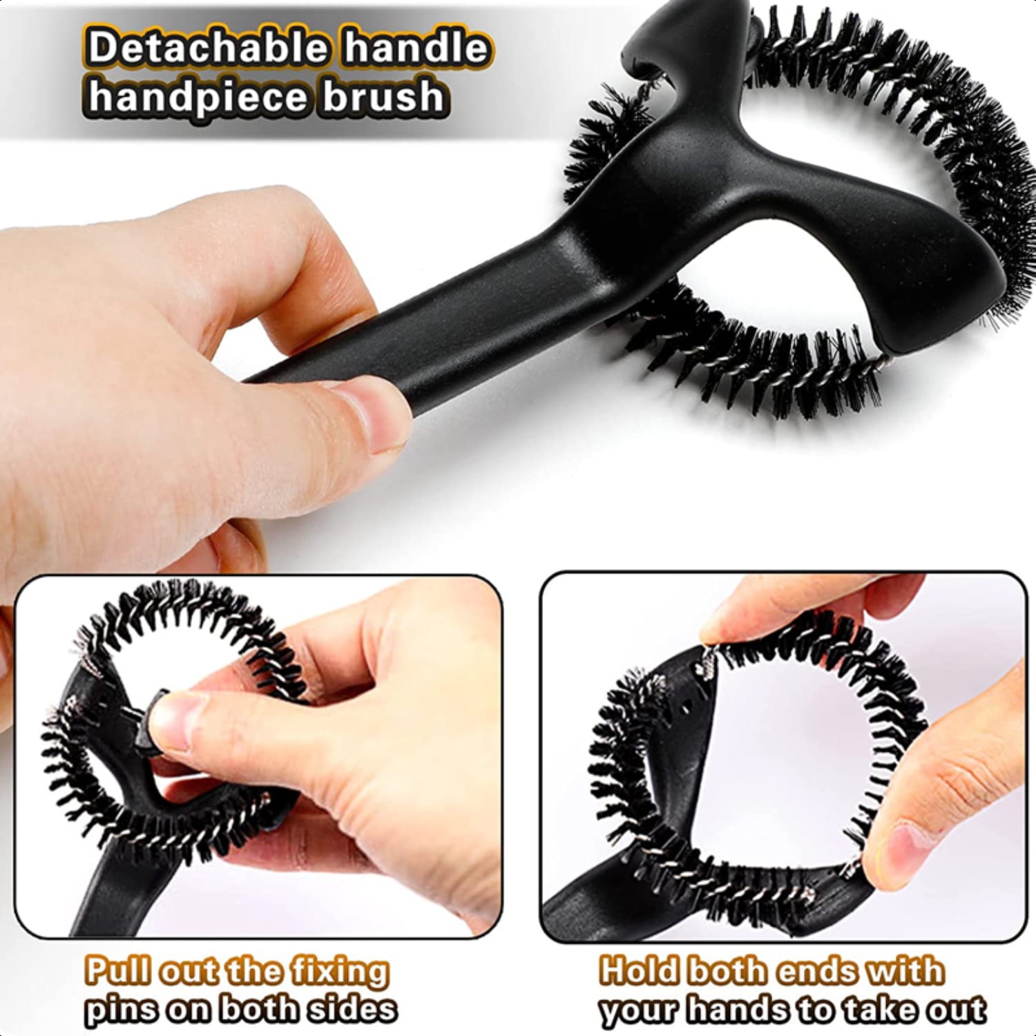 Efficient Detachable Nylon Bristles Espresso Coffee Machine Cleaning ...