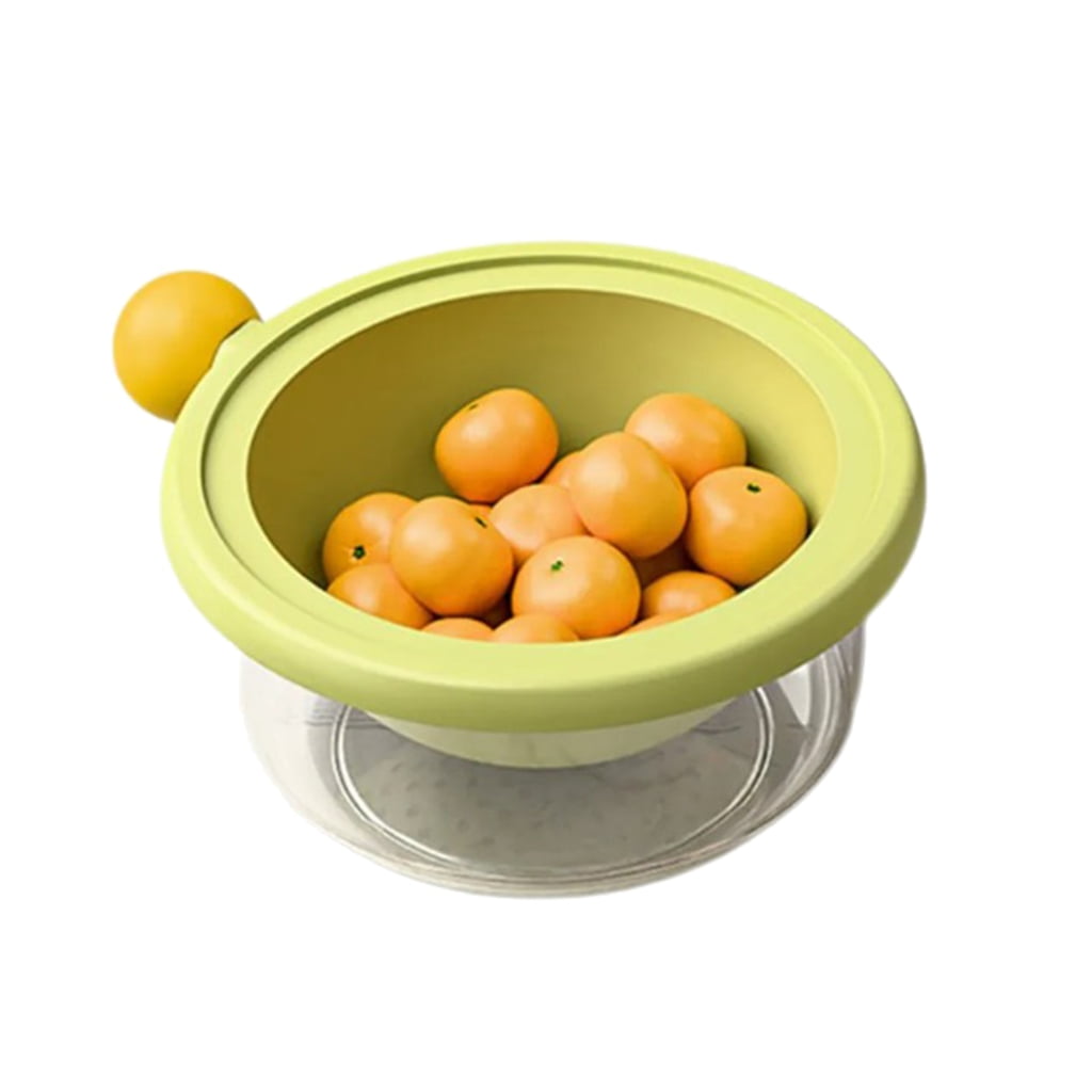 Efficient Double Layer Colander Vibranted Color Designs Food Safe ...