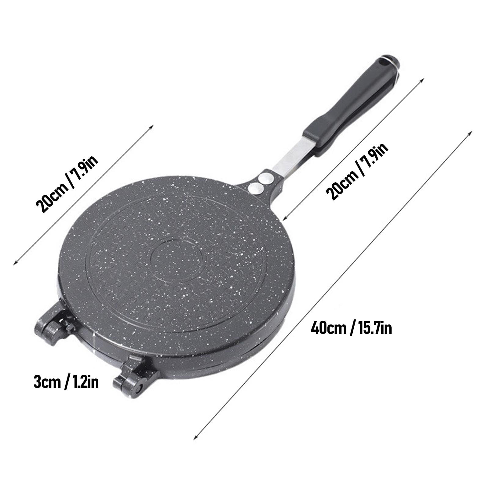 Efficient Double,Sided Frying Pan: Aluminum Alloy, Cool Handle, Ideal ...