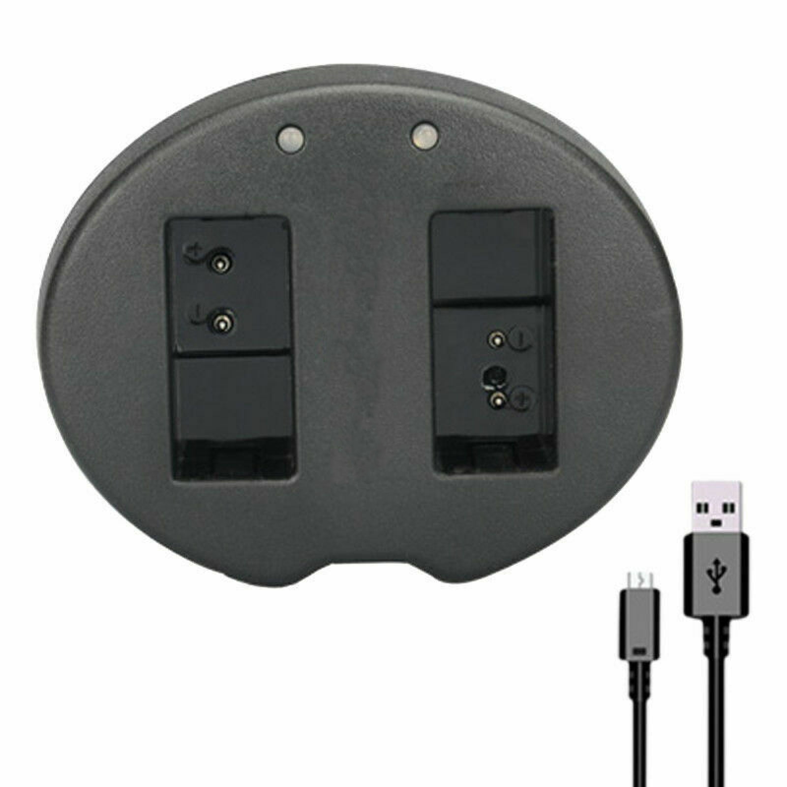 Efficient Dual Battery Charger for Nikon Cameras LED Indicators and ...