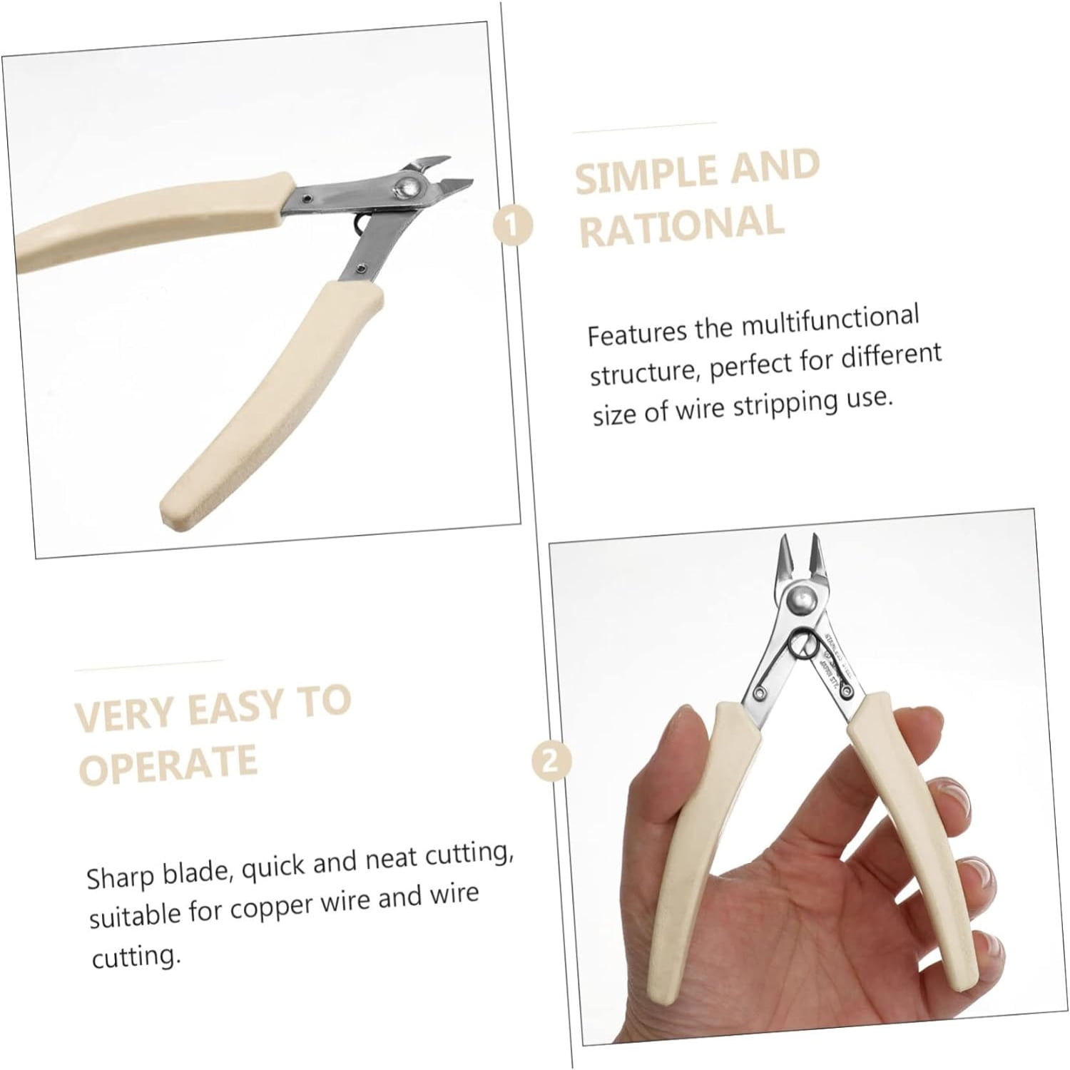 Efficient Durable Heavy Duty Stainless Steel Manual Wire Strippers with ...