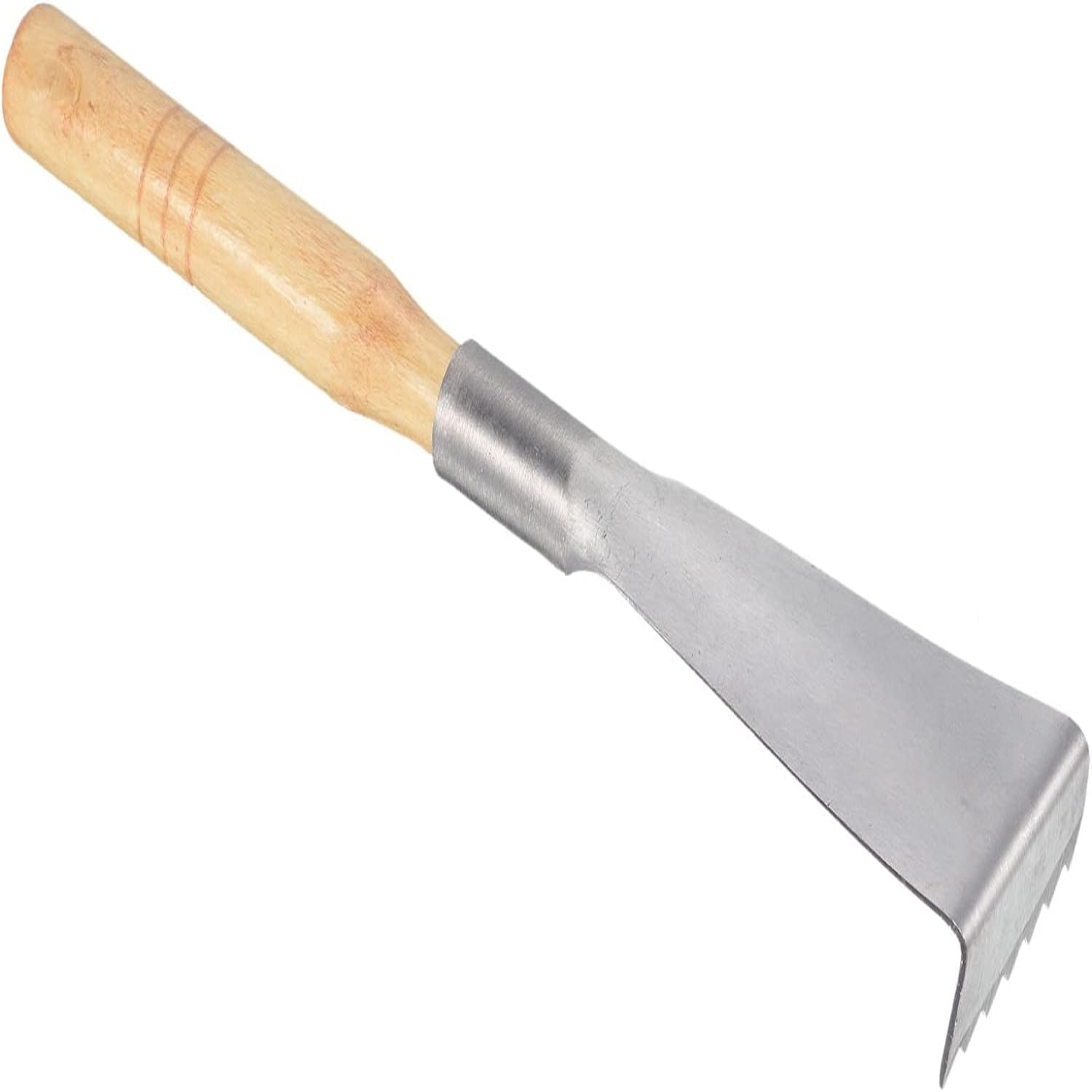 Efficient and Durable Silver Chrome Steel Gardening Rake with Hardened ...