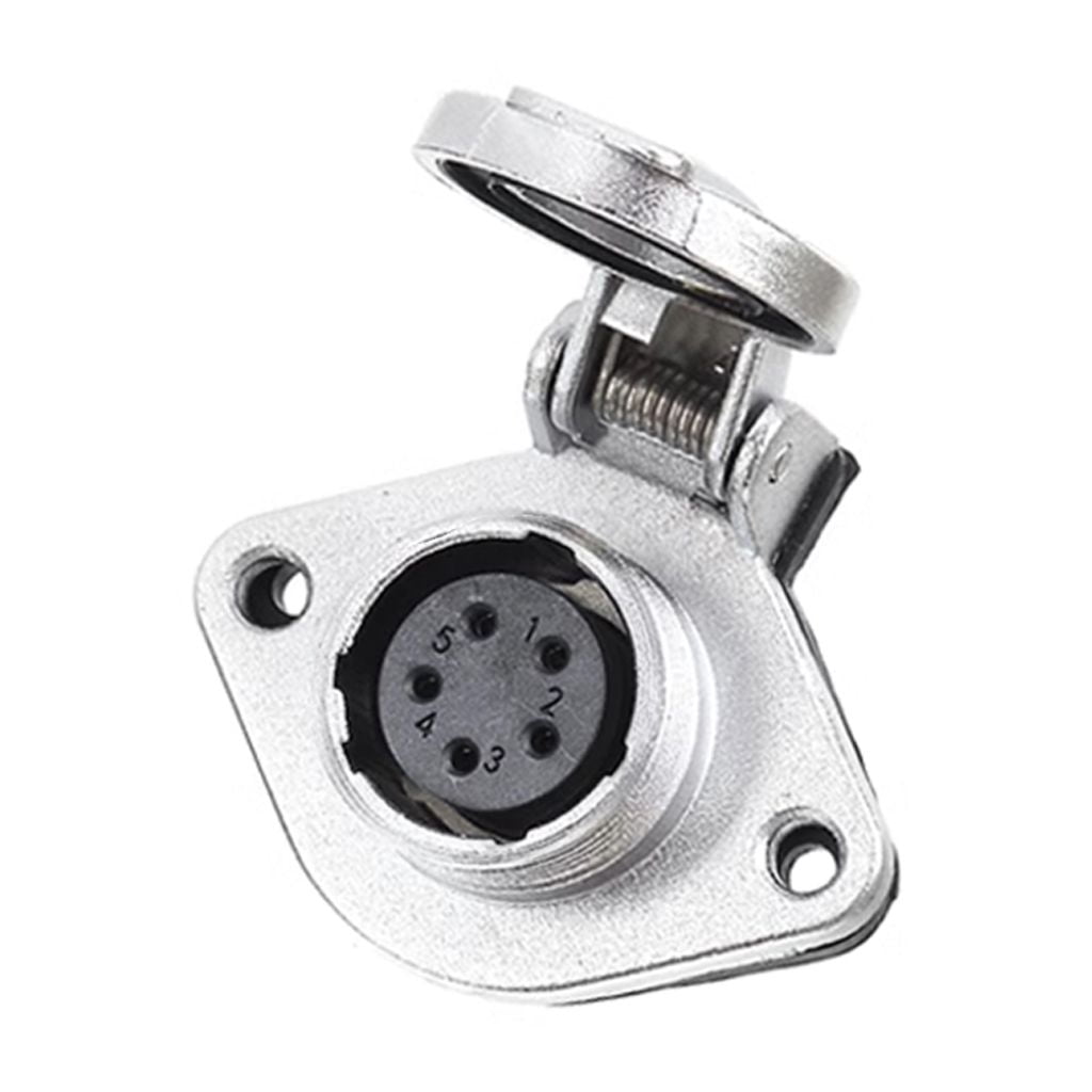 Efficient Electrical Connection Industrial Socket WS16 ZG Flip Base ...
