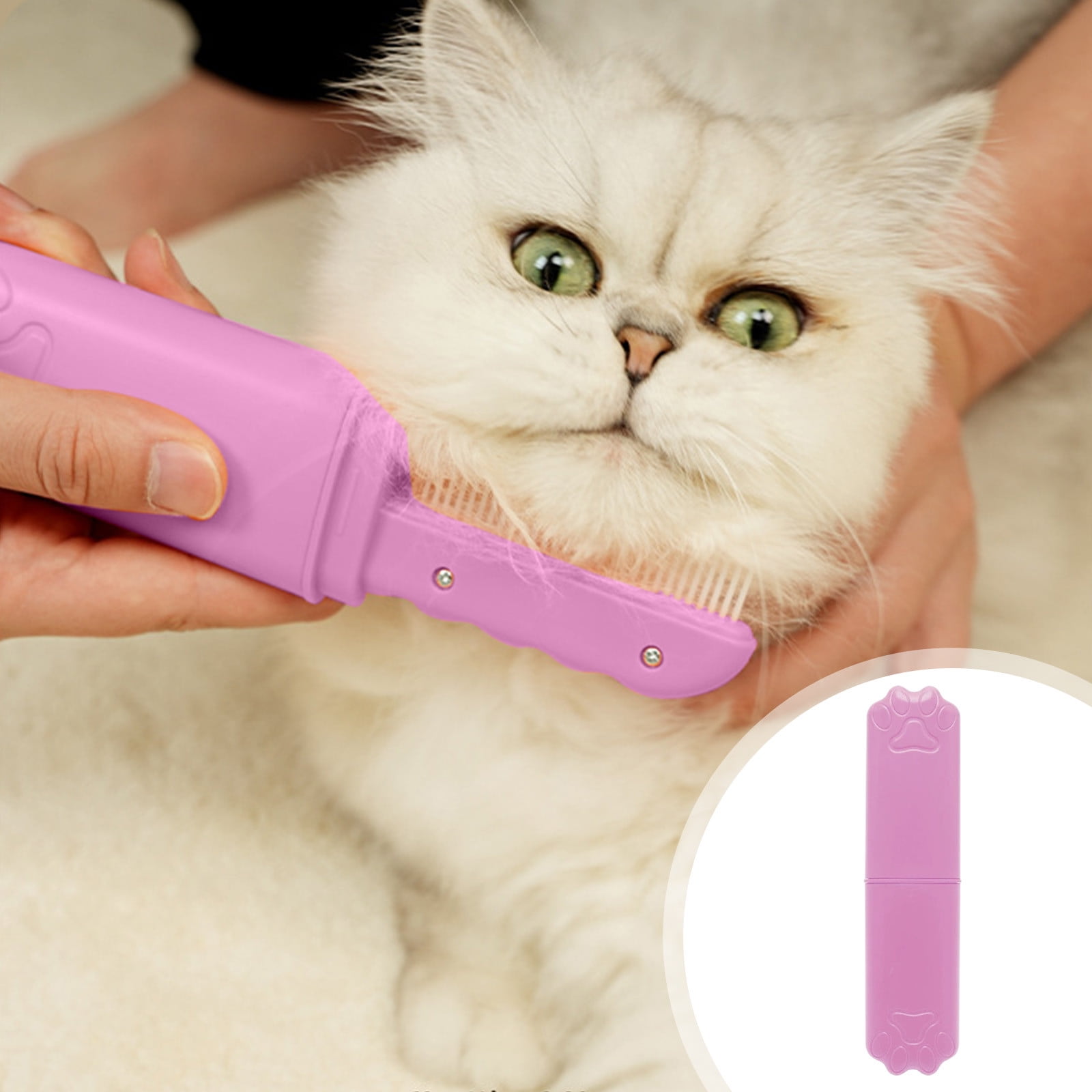 Efficient Hair Removal Comb, Stainless Steel, Ergonomic Handle ...