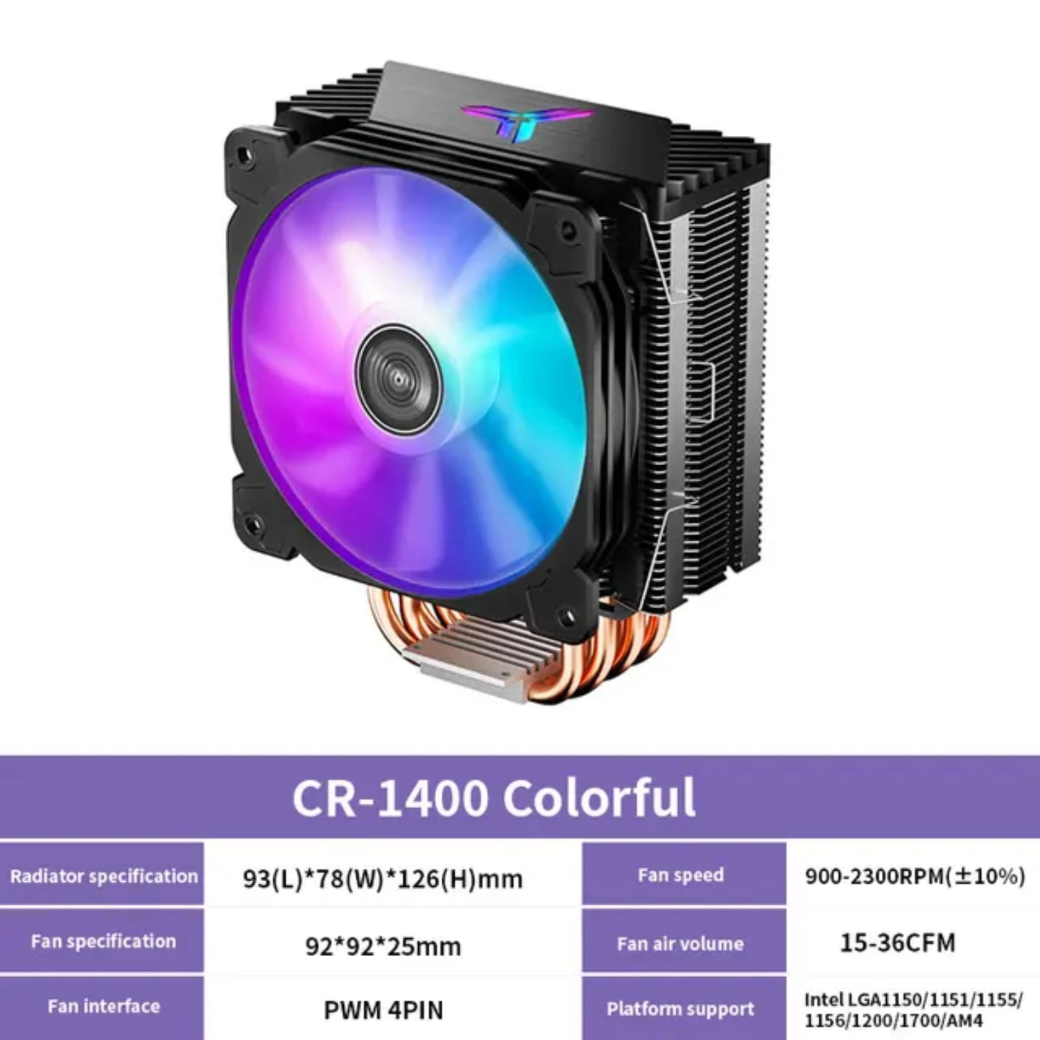 Efficient and High-Performance CR-1400 Tower CPU Cooler with Advanced ...