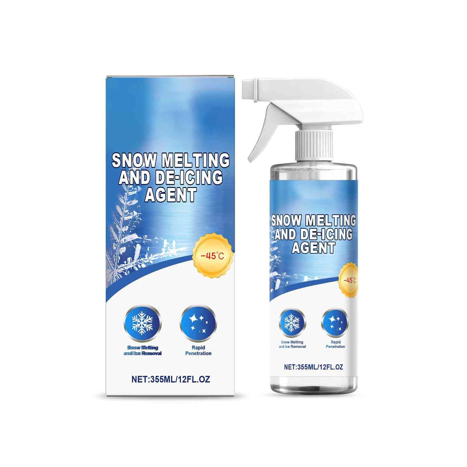 Efficient Ice and Snow Remover Spray for Windshields - Fast-Acting Car ...