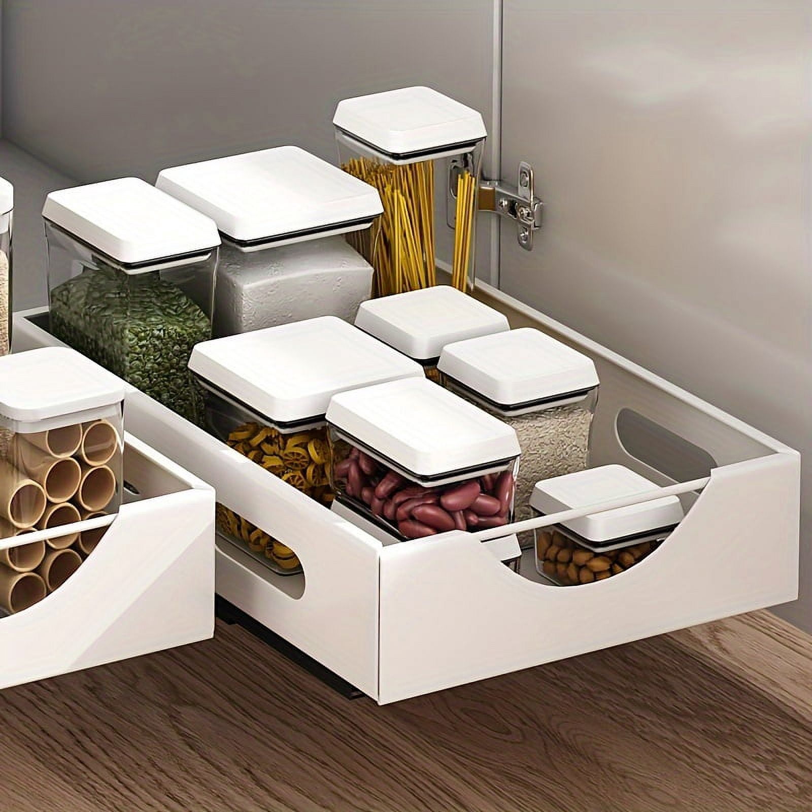 Efficient Kitchen Makeover: Space-Saving, Pull-Out Under-Sink Dish Rack ...