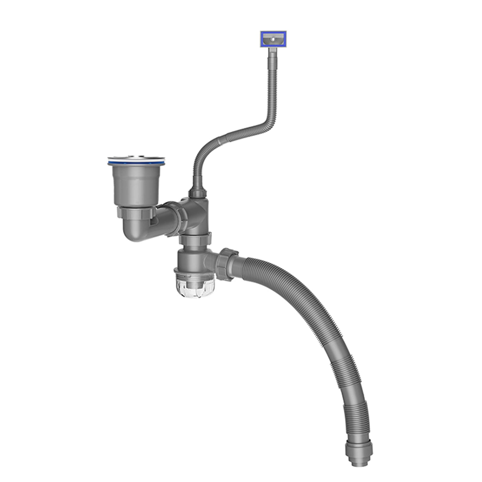 Efficient Kitchen Sink Drain Pipe Set With Space Saving Designs and ...