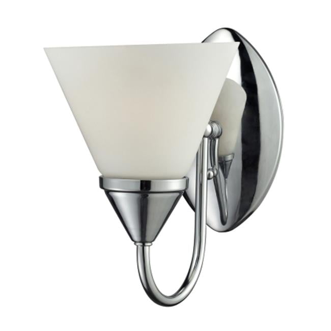 Efficient Lighting EL-258-01-123 Interior Wall Sconce - White Glass ...