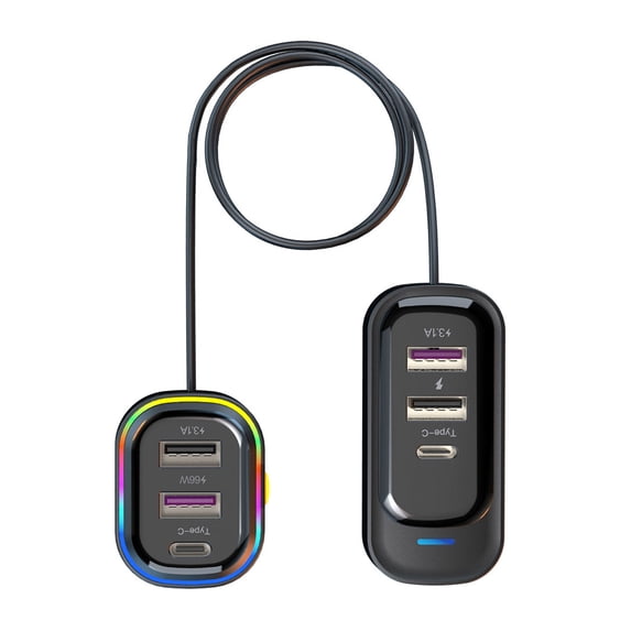 Efficient Multiple Port Car Charges Fast Charging Adapter Multiple ...