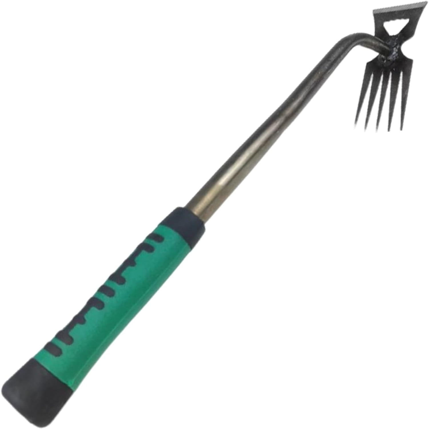 Efficient Non-Slip Green Metal Dual Headed Hand Hoe and Cultivator ...