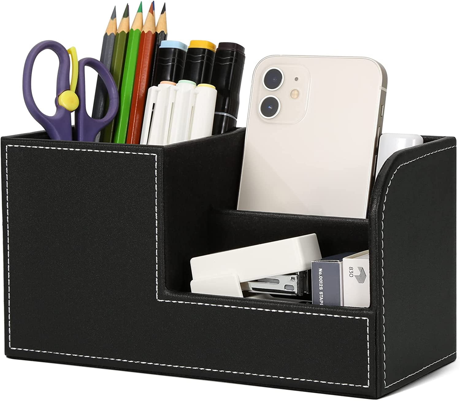 Efficient Office Desk Pen Holder for Clean Workspace Desktop Pencil ...