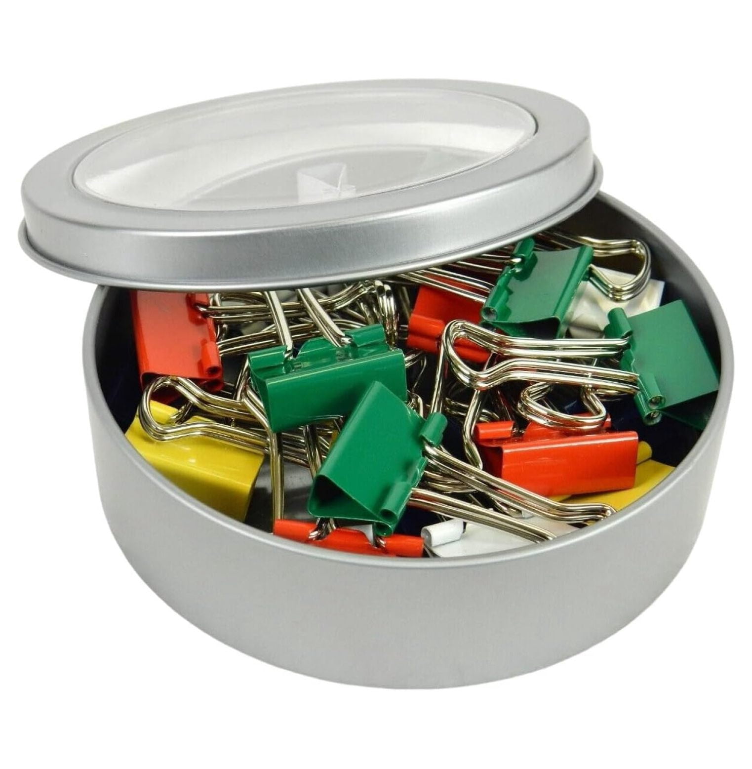 Efficient Office Organization with 100-Piece Multi Color Binder Clips ...