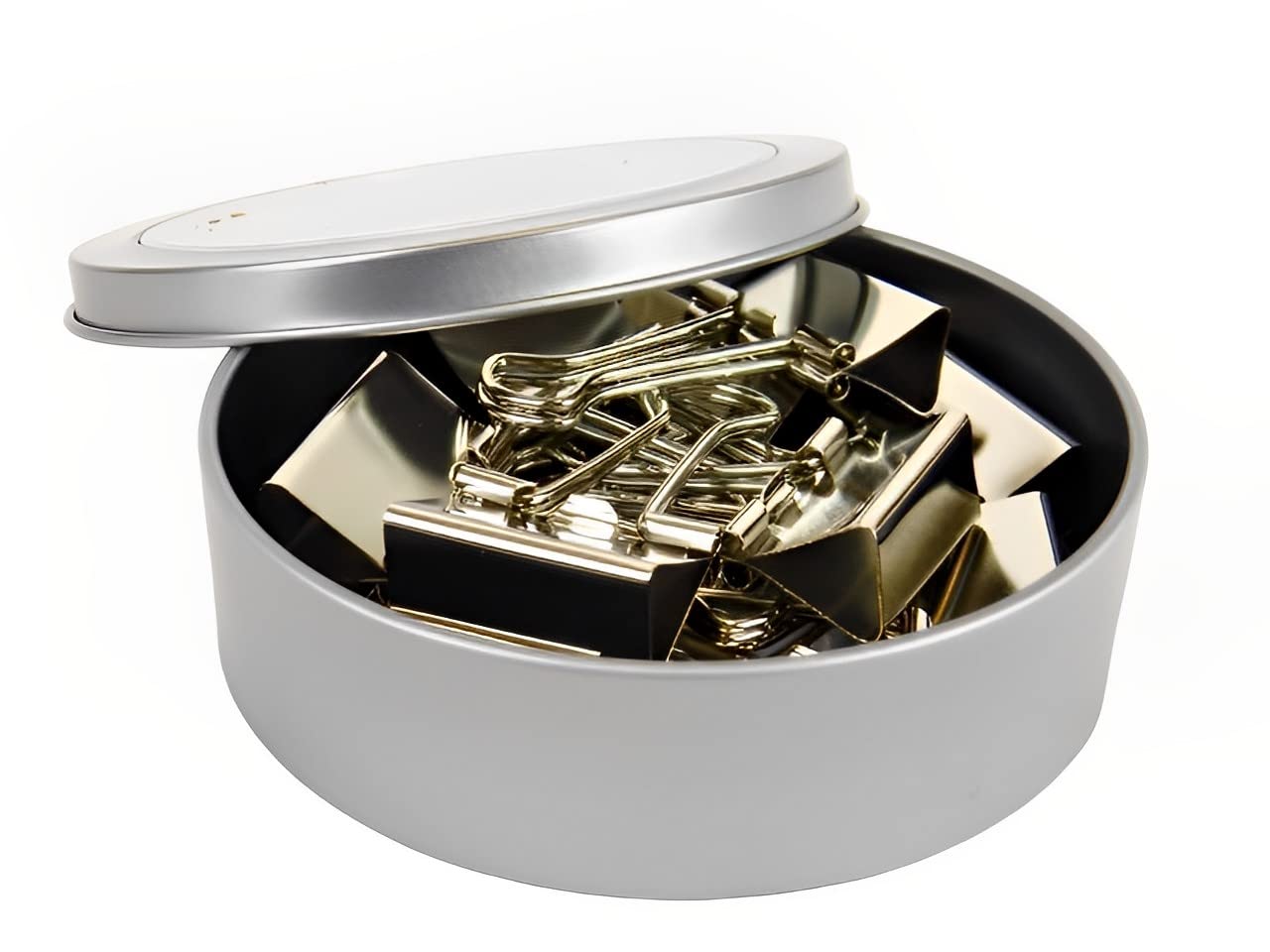 Efficient Office Organization with 96-Piece Silver Tone Binder Clips ...