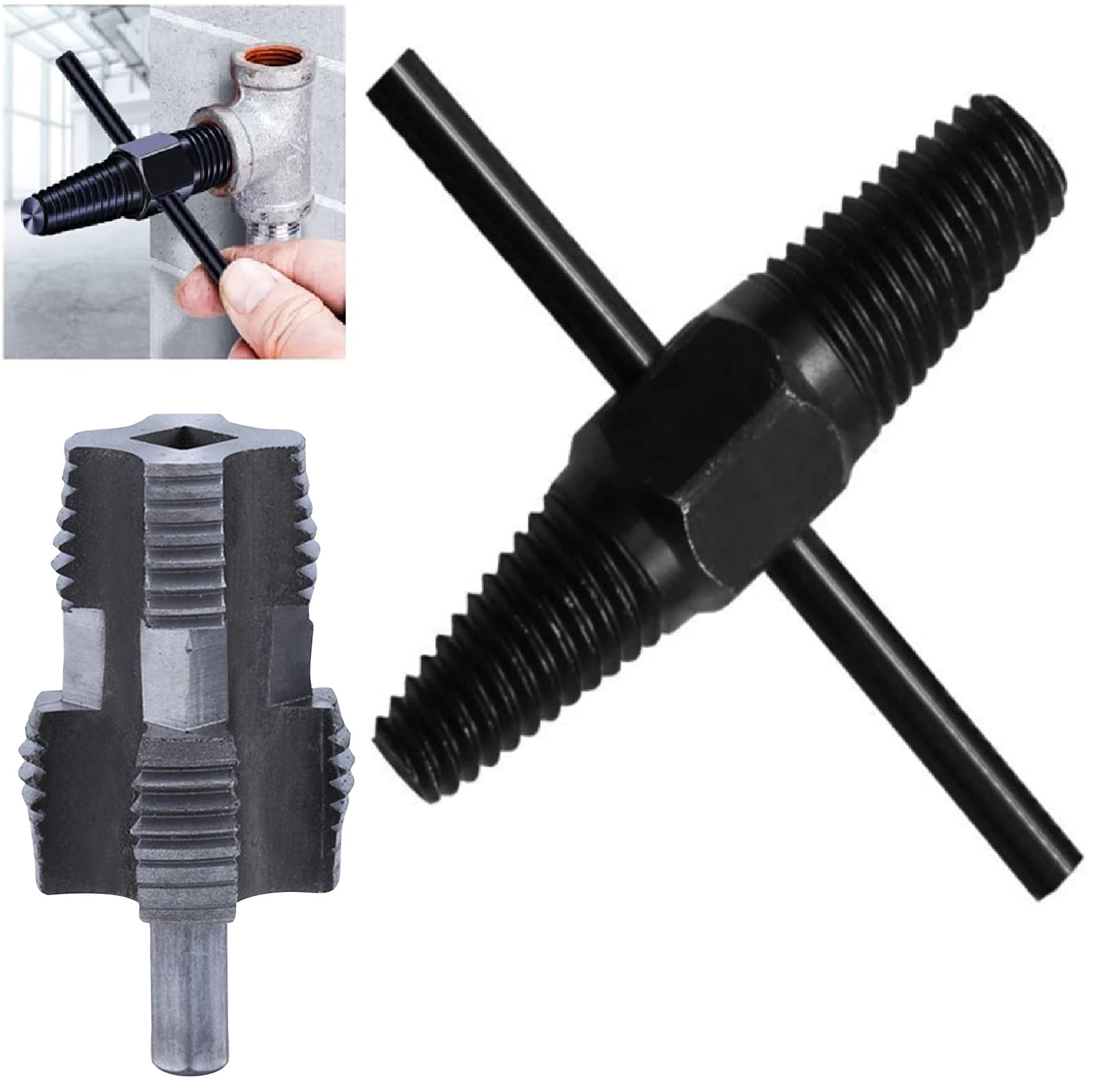 Efficient PVC Pipe Thread Maker Tool Multiple Size PVC Pipe Threader ...