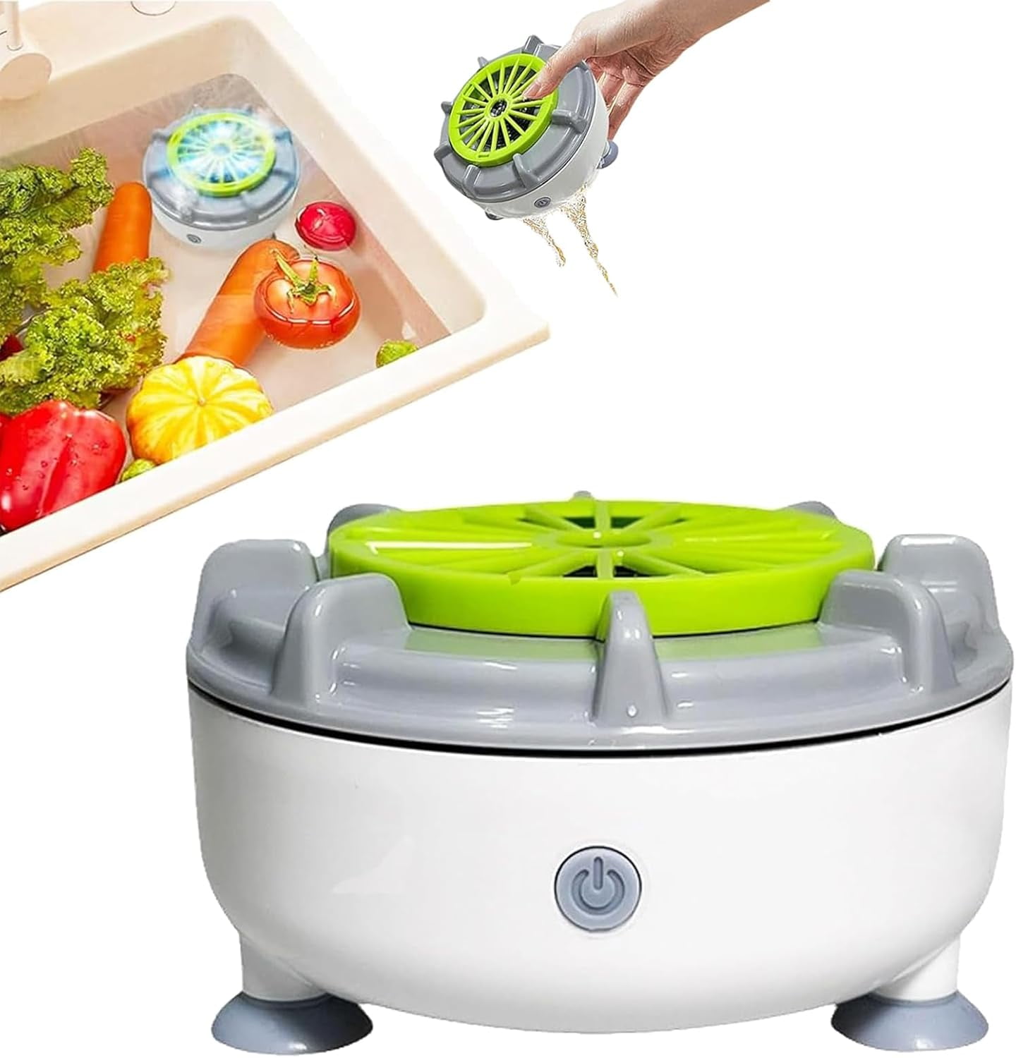 Efficient Portable Fruit and Vegetable Washers – 360° Ultrasonic ...