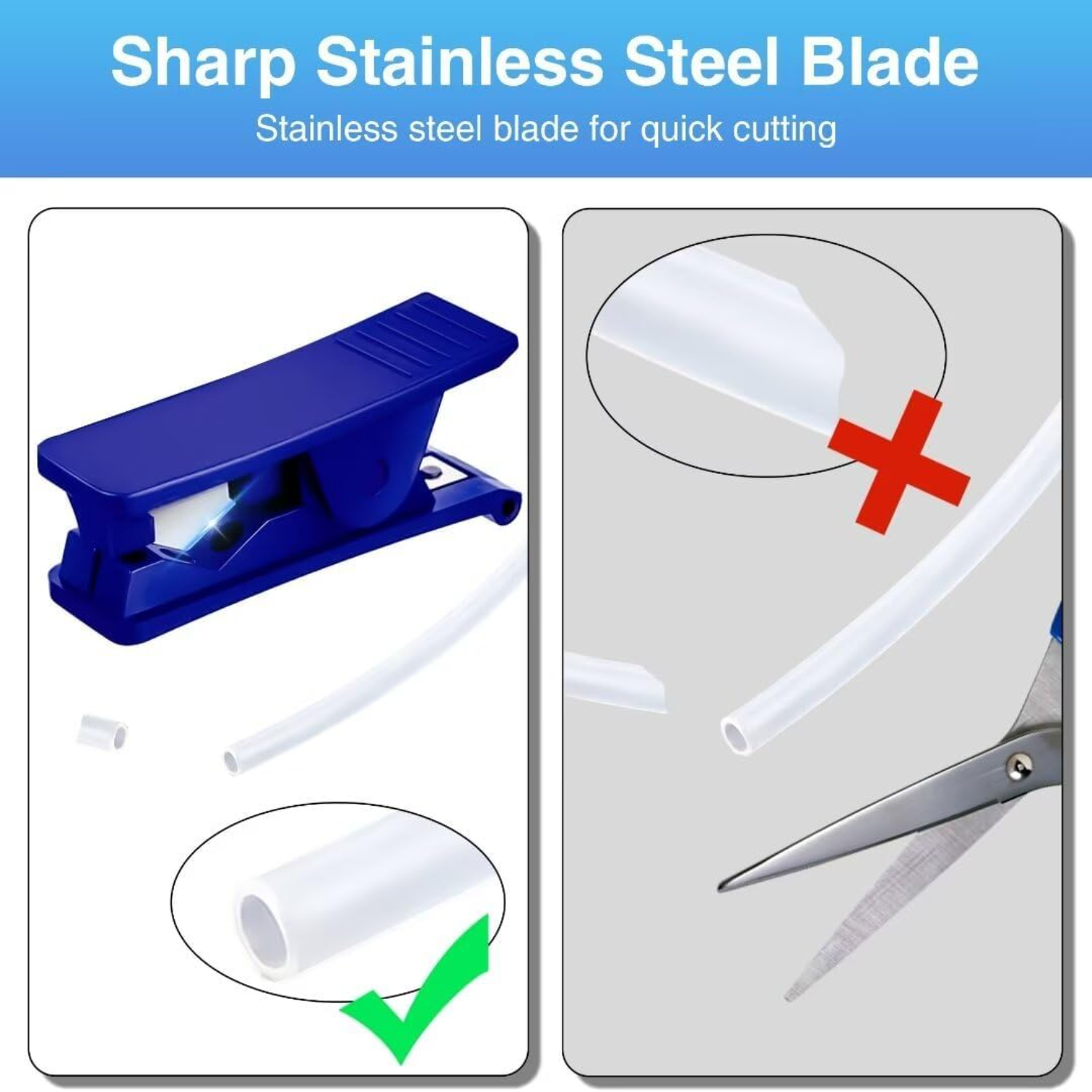 Efficient Portable Mini PVC Pipe and Hose Cutter Tool for Precision ...