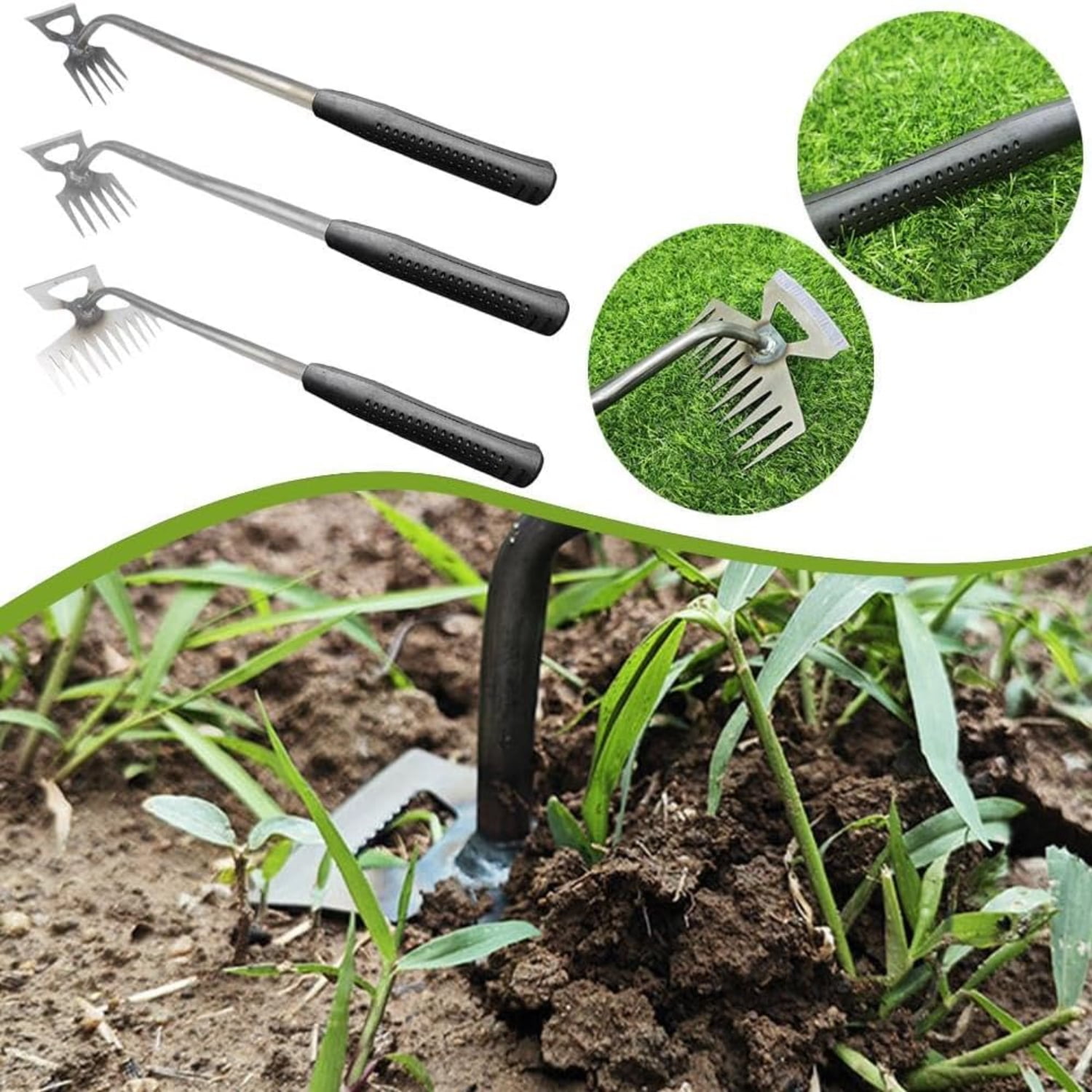 Efficient Premium Manganese Steel Hand Weeder Tool - Durable and High ...
