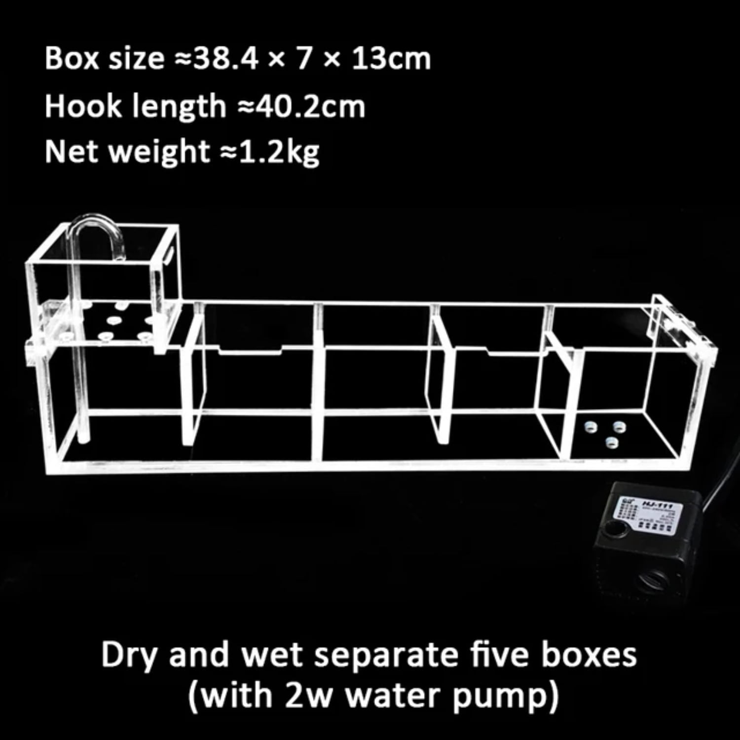 Efficient Quiet and Compact 3-in-1 Acrylic Fish Tank External Filter ...