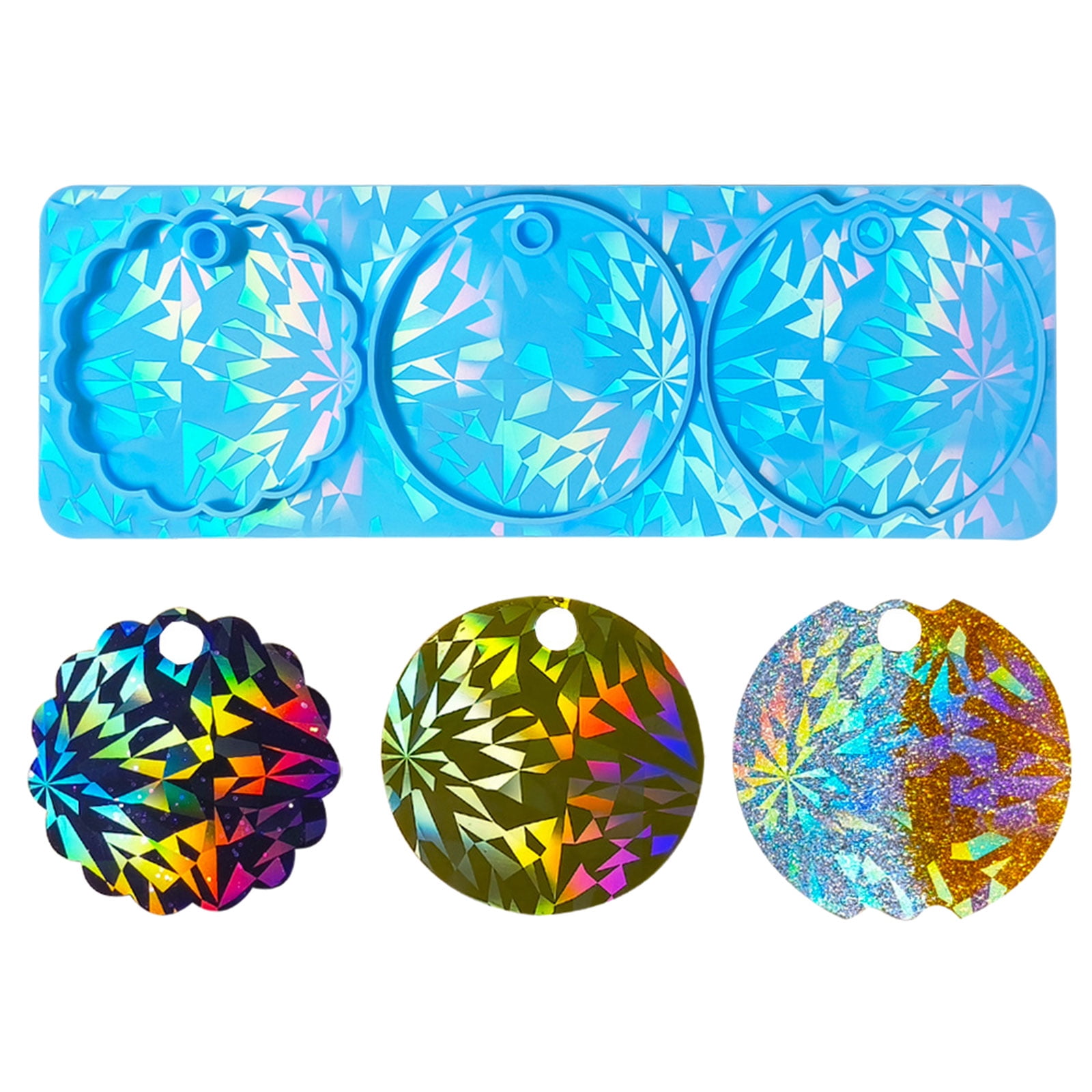 Efficient Silicone Mold Cup Lid Labels Molds Jewelry Pendant Moulds ...