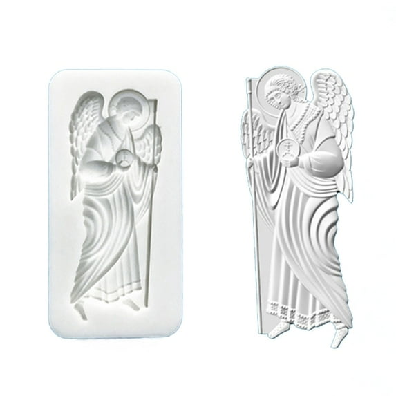 Efficient Silicones Baking Molds With Angel Design For Fondant ...
