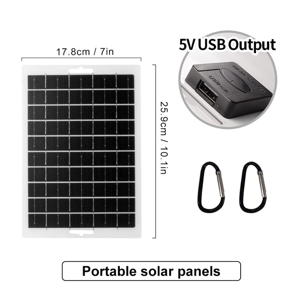 Efficient Solar Charging Panel Lightweight And Waterproof 5V Usb Output ...