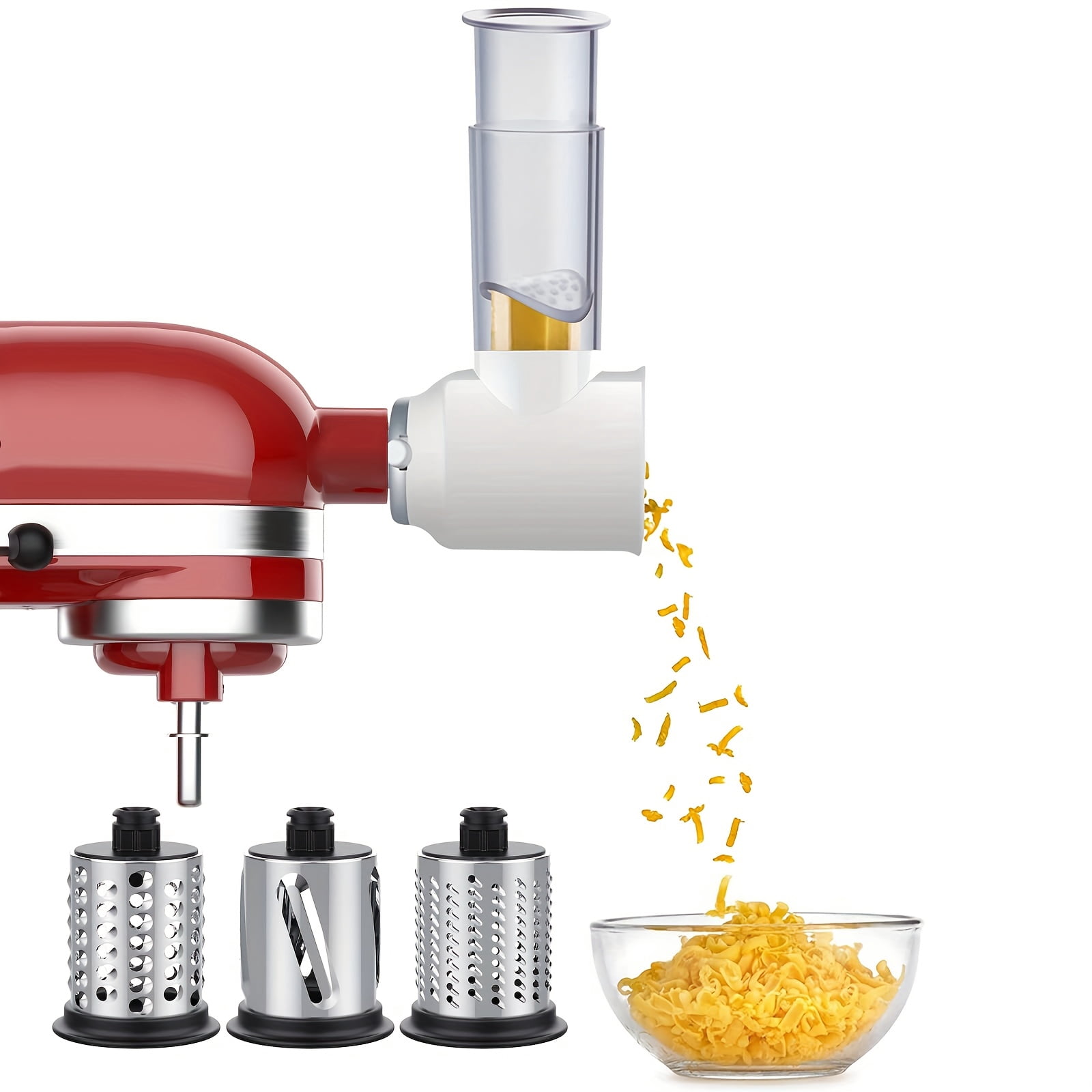 Efficient Stainless Steel Plastic Slicer Shredder Attachment for Stand ...