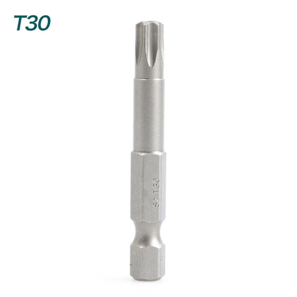 Efficient Torx Screwdriver Bit Special Anti Rust Surface 1/4 Hex Shank ...