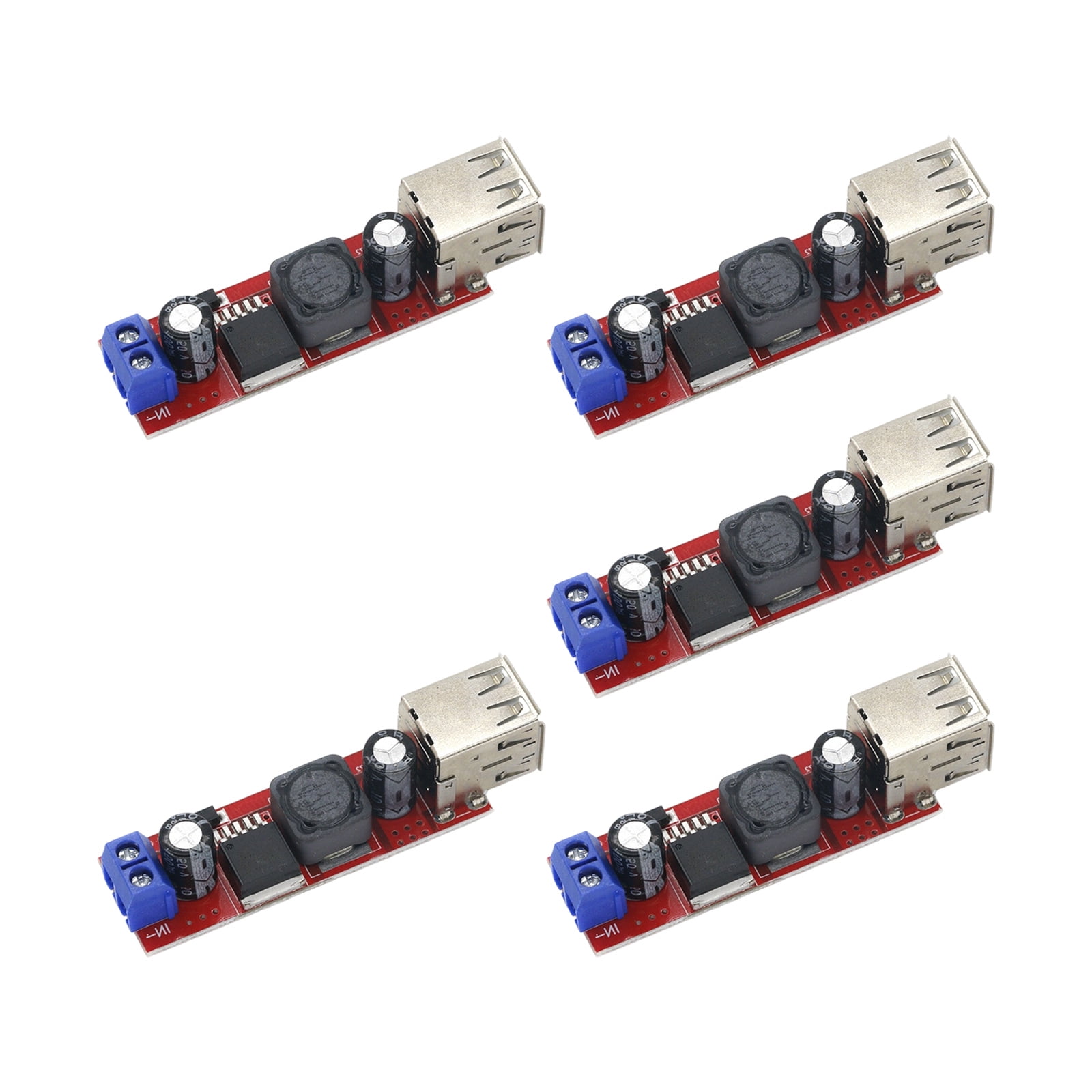 Efficient Two USB Chargers Module 3A 5V Stepping down Converters ...