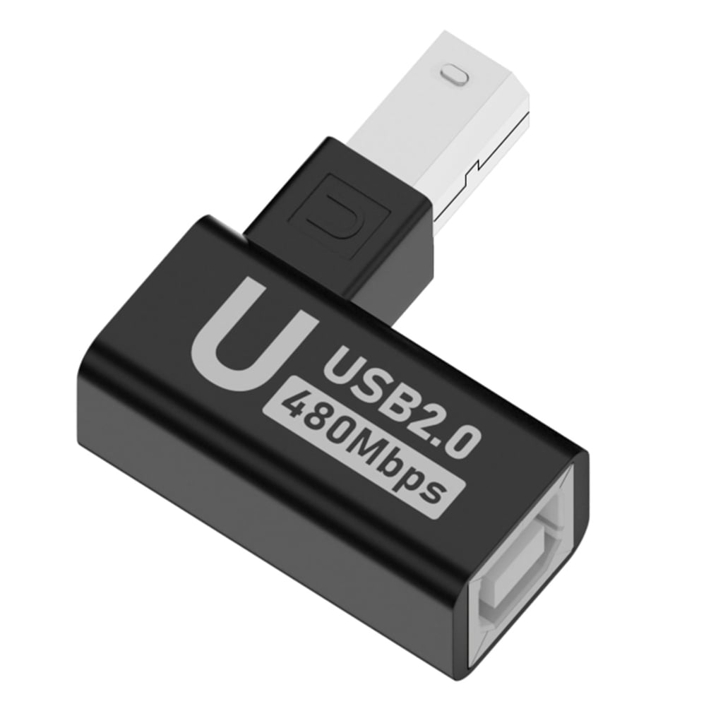 Efficient USB 2.0 Type B Male to Female Adapter for Quick Data ...