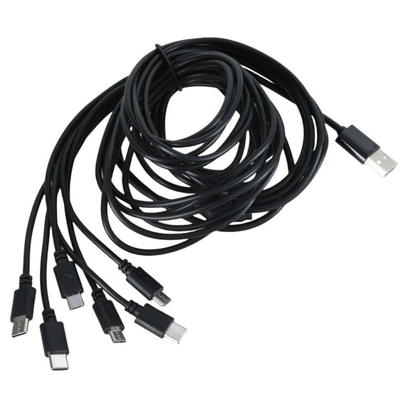 Efficient USB Charging Wire Male Power Cord for Six Devices ...