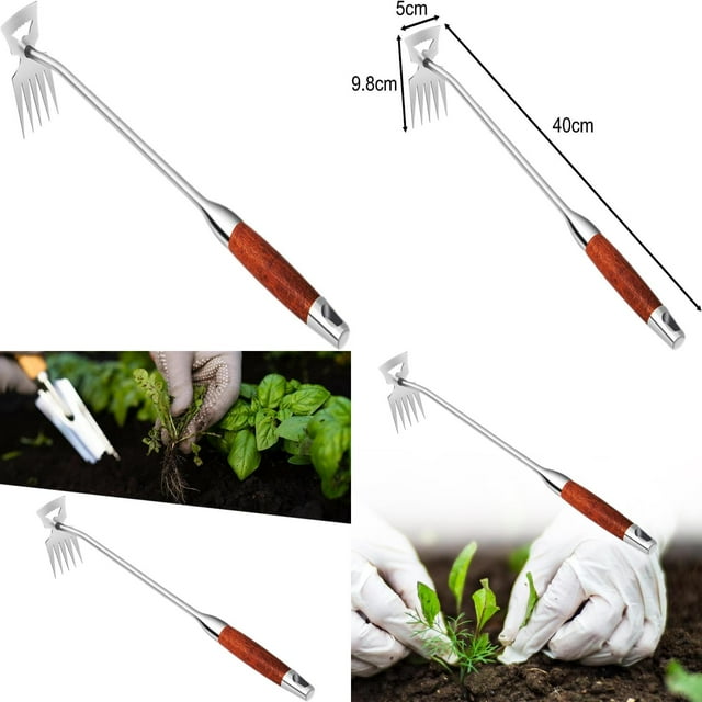 Efficient and Versatile 50cm Long-handled Stainless Steel Weed Grabber ...