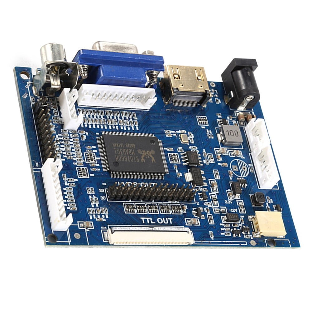 Efficient Vga Lcd Ttl Lvds Controller Board For 7 At070Tn90/92/94 ...