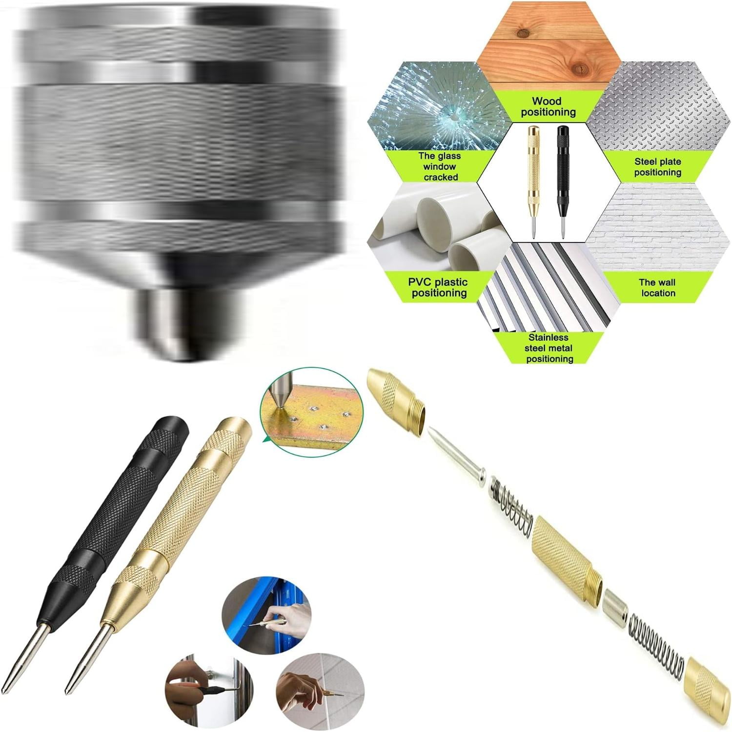 Efficient and accurate premium center drill bit positioner for enhanced ...