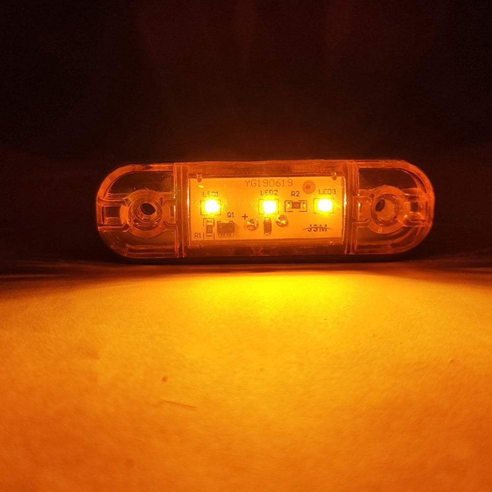 Efficient and 12V 24V 3Led Waterproof Truck Van Side Light for Enhanced ...