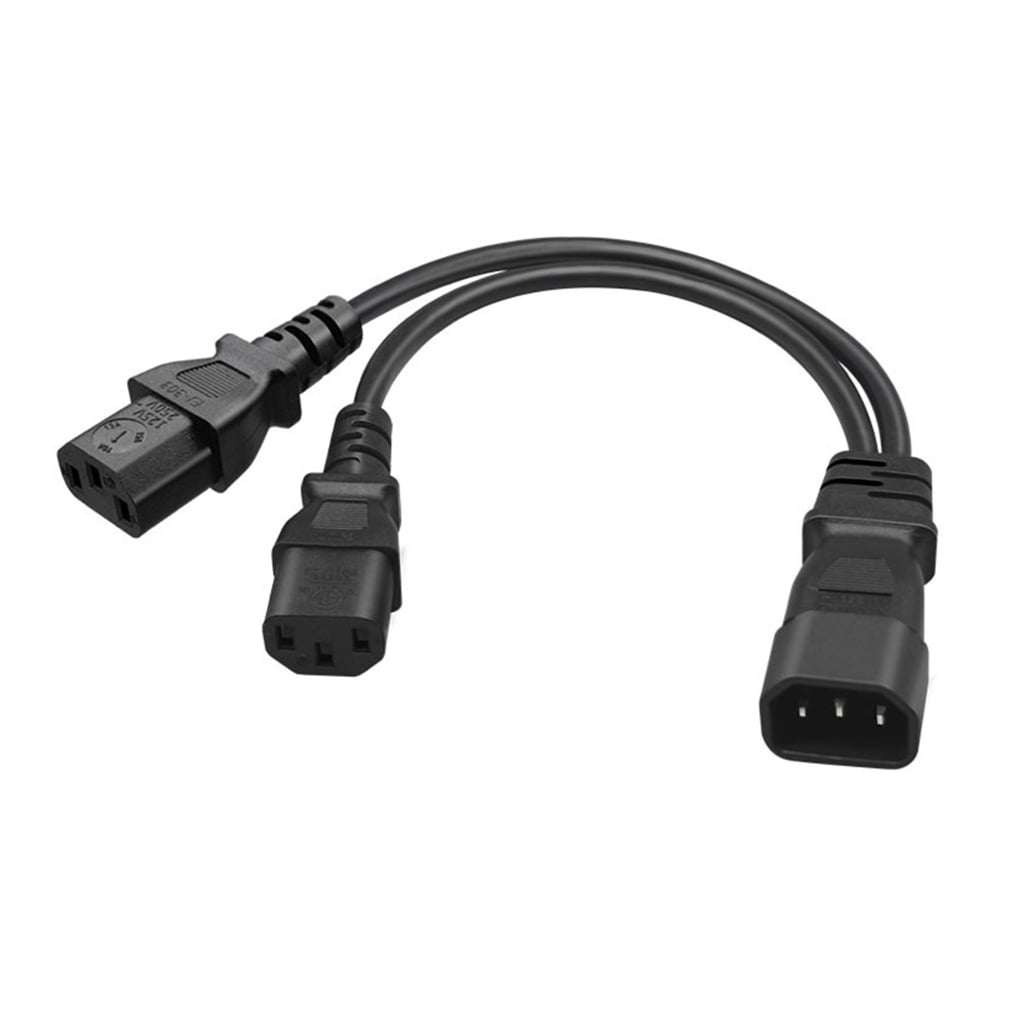 Efficient and Convenient IEC320 C14 to 2xC13 Power Extension Cable ...