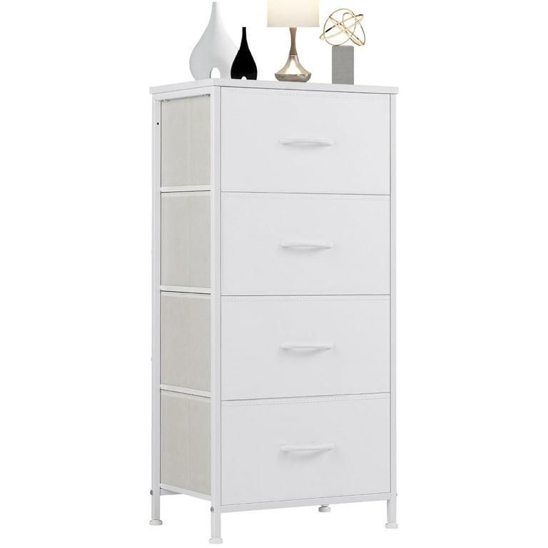 4 drawer tall fabric dresser for storage store