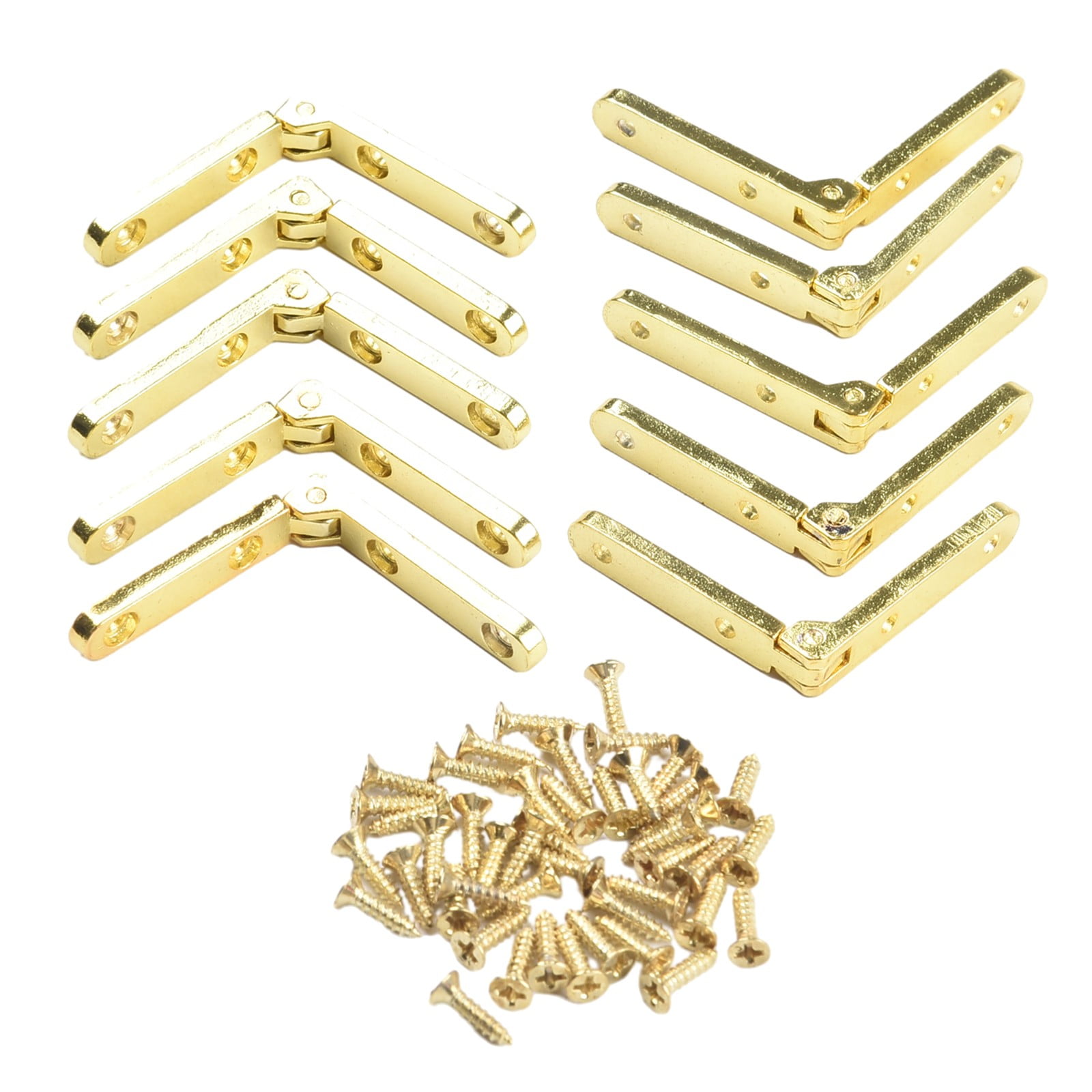 Efficiently Designed Zinc Alloy Hinges in A Pack of 10 for Wood ...