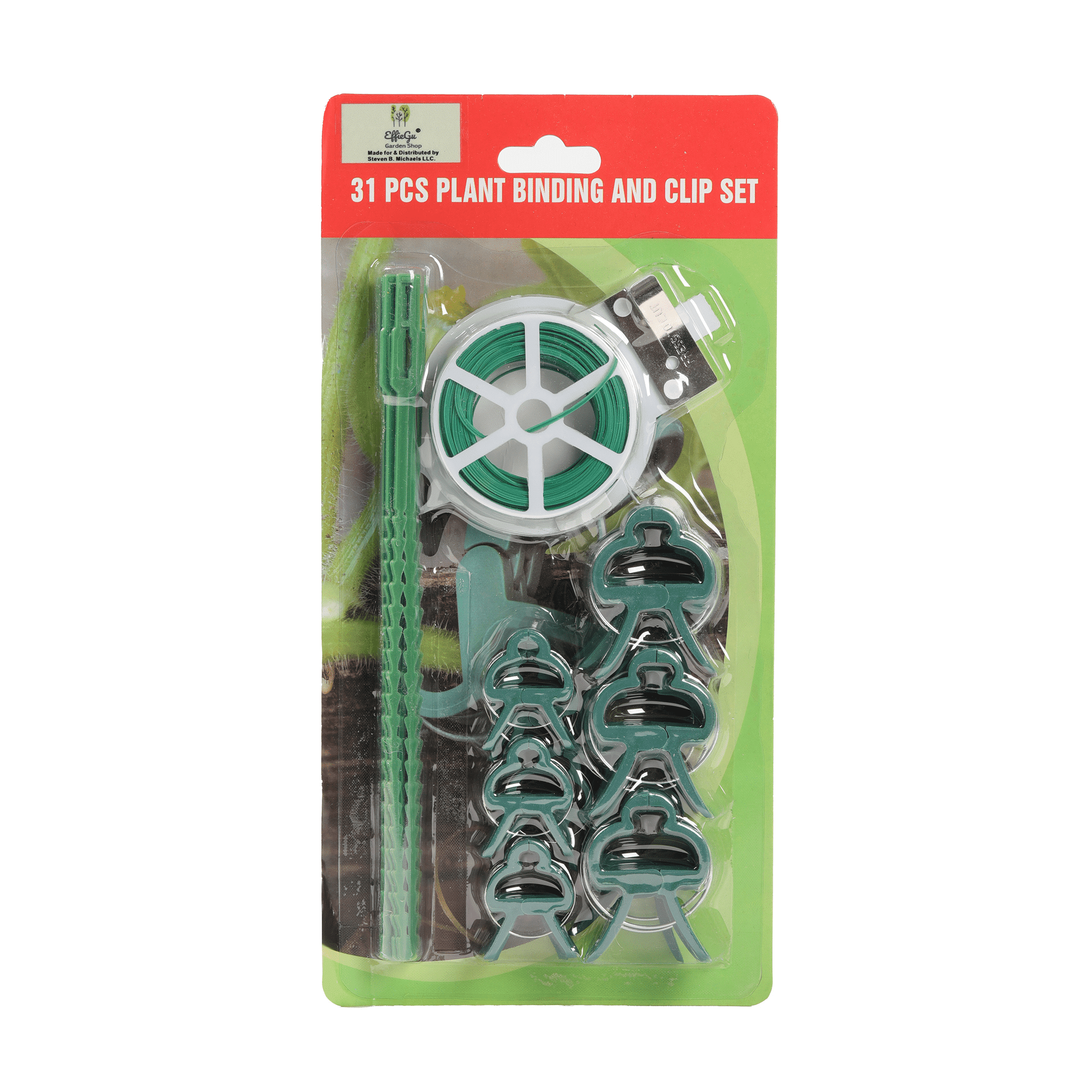 Effiegu Garden Shop Garden Plant Binding Tie and Climbing Plant Clips ...
